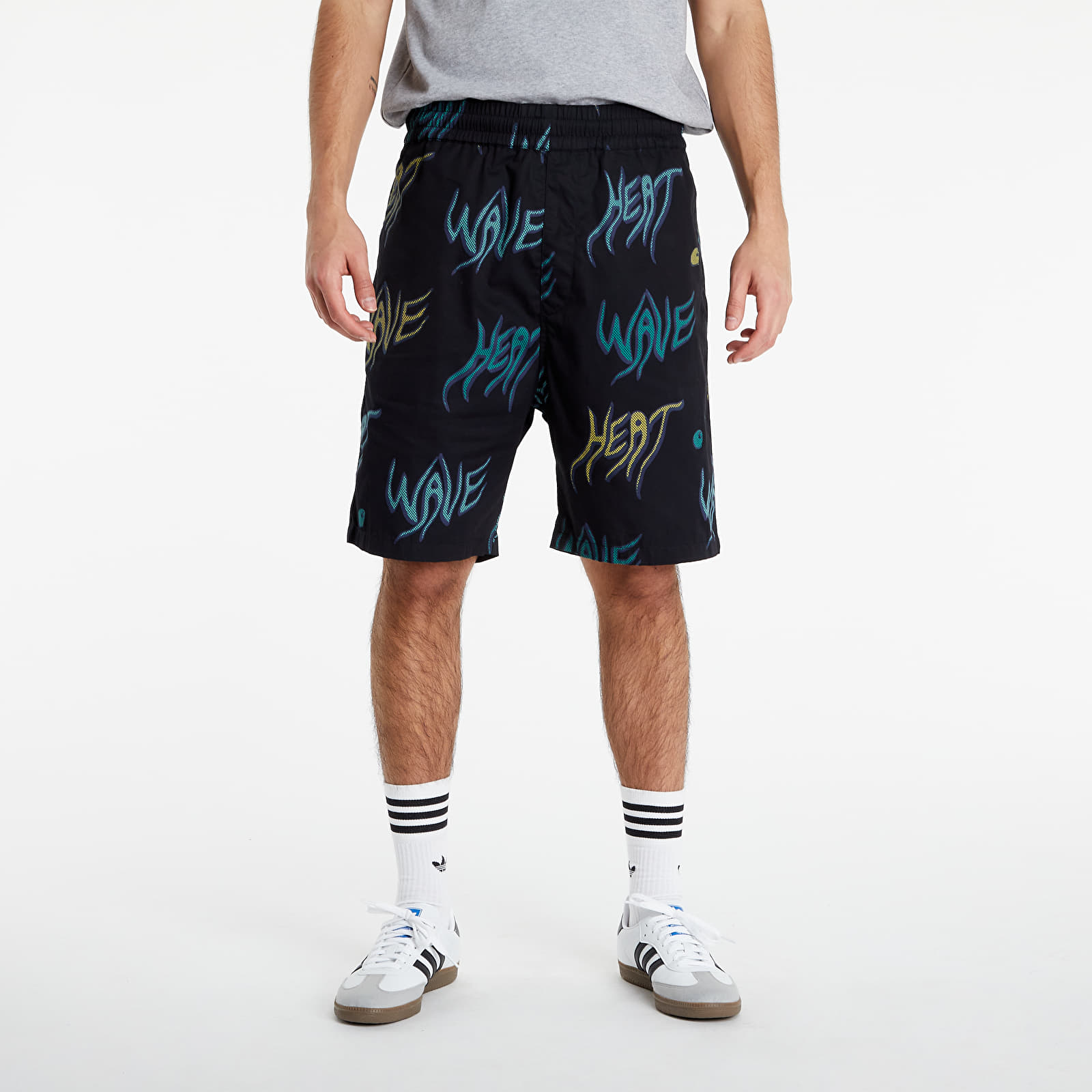 Shorts Carhartt WIP Heat Wave Shorts Heat Wave Print/ Black | Footshop