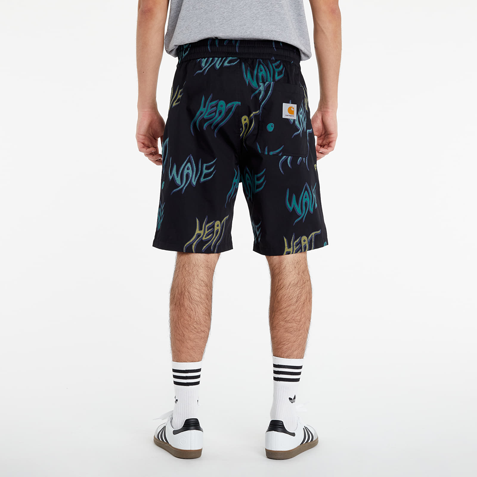 Shorts Carhartt WIP Heat Wave Shorts Heat Wave Print/ Black | Footshop