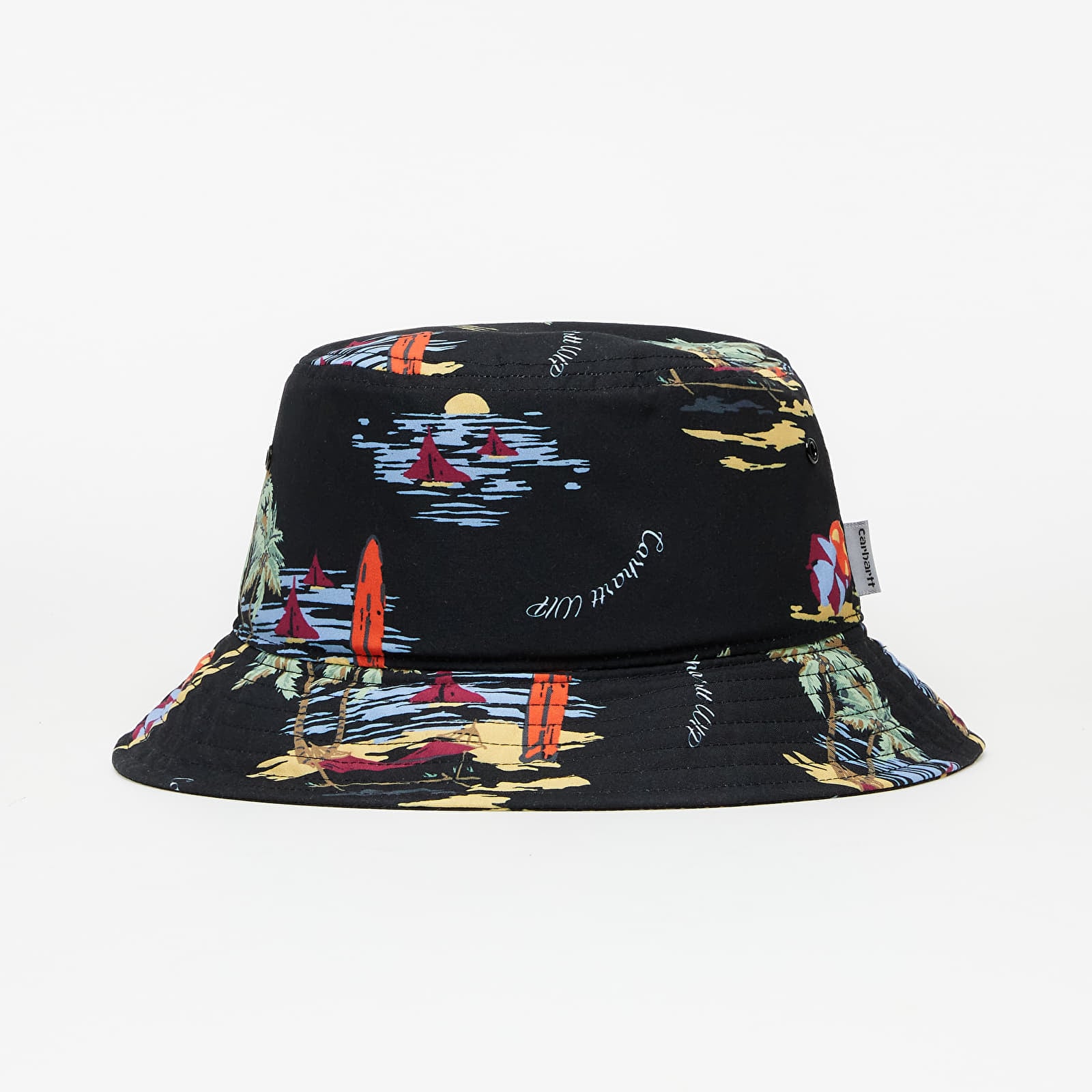 Bucket hats Carhartt WIP Beach Bucket Hat Beach Print/ Black | Footshop
