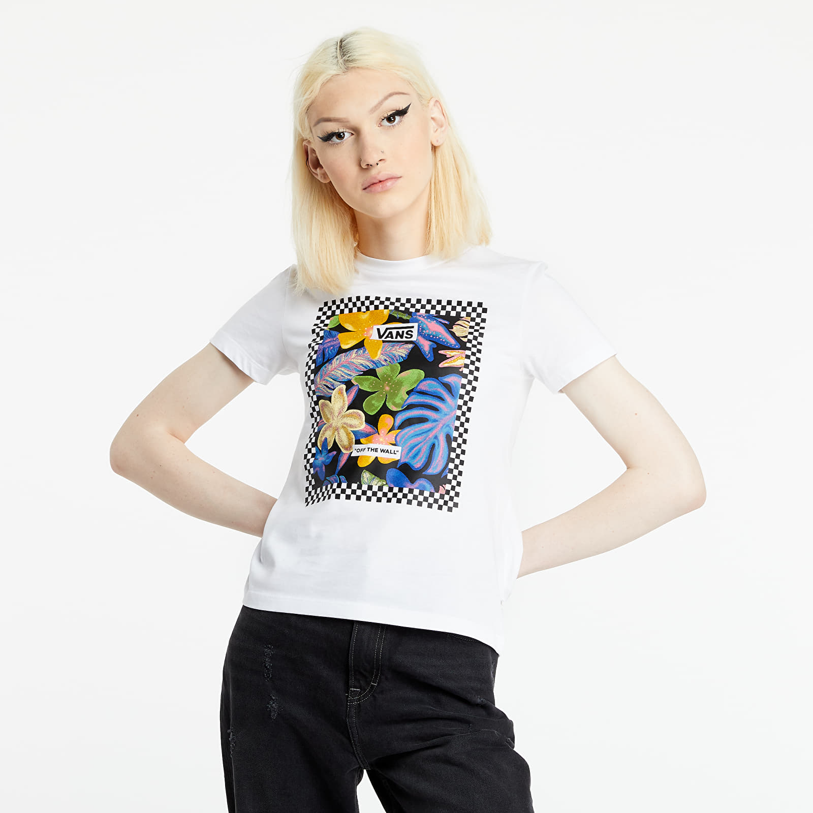 T-shirts Vans Border Box Trop Tee White | Footshop