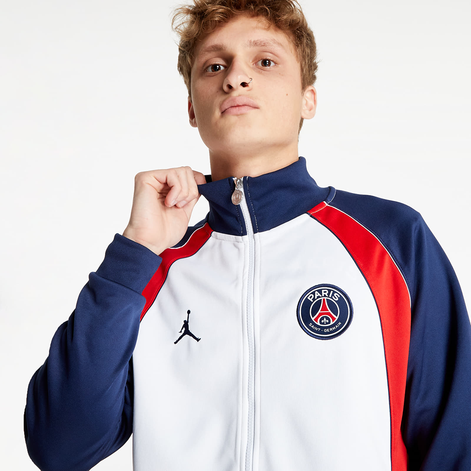 Bluzy Jordan PSG Suit Jacket White/ Midnight Navy (DB6489-100) | Footshop
