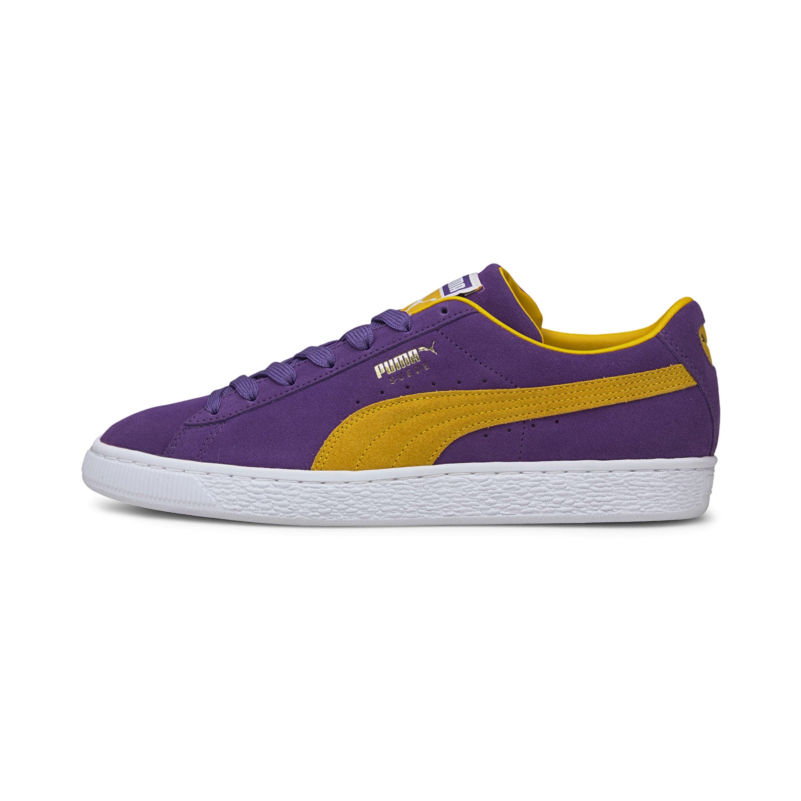 Men's shoes Puma Suede Teams Prism Violet-Spectra Yellow | Footshop