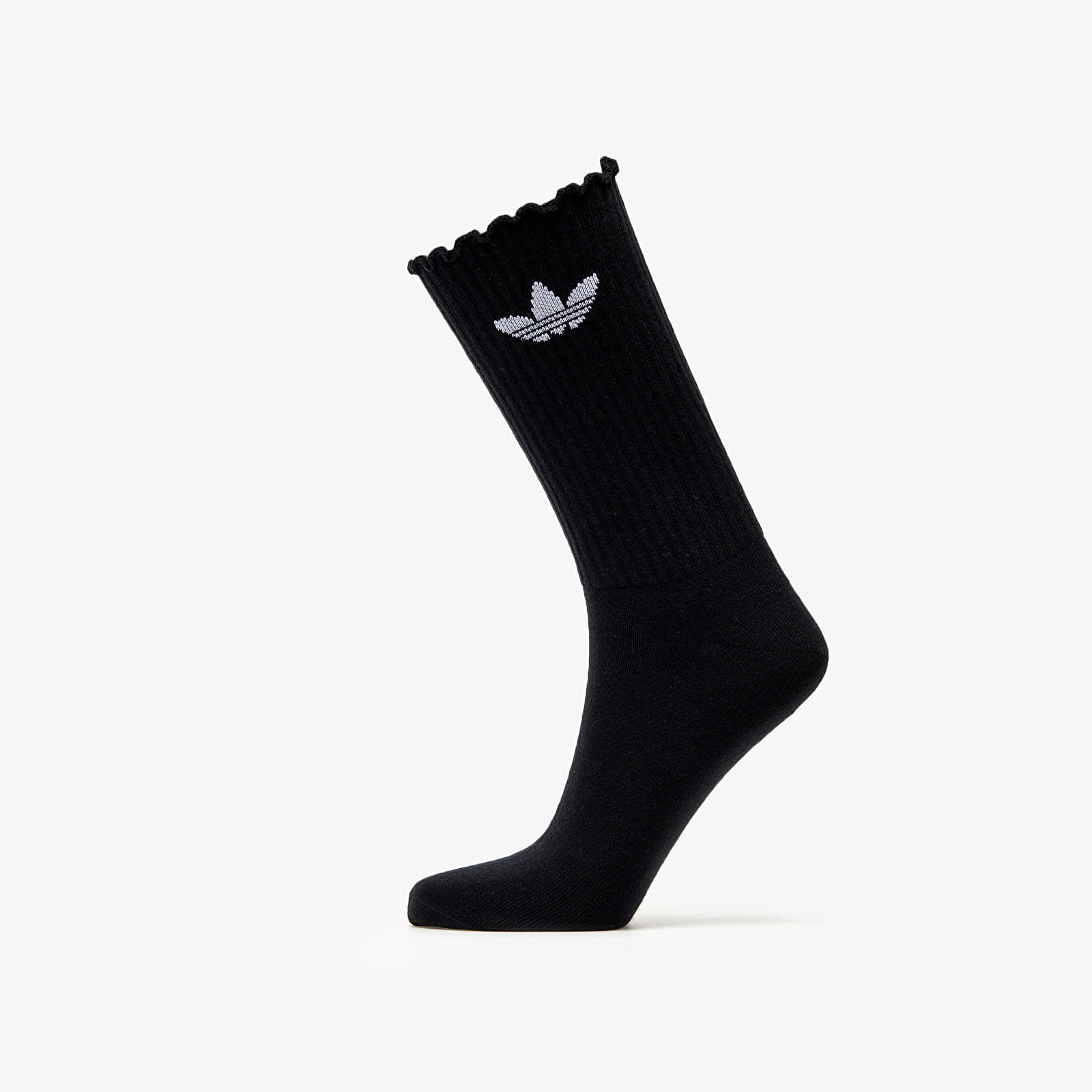 Socks adidas Ruffle Crew 2-Pack White/ Black | Footshop
