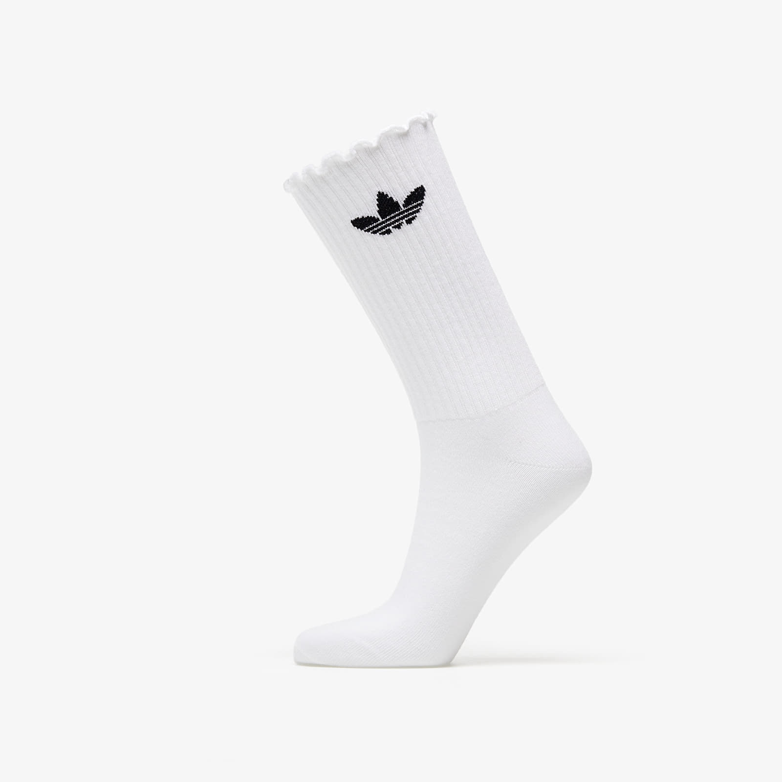 Socks adidas Ruffle Crew 2-Pack White/ Black | Footshop