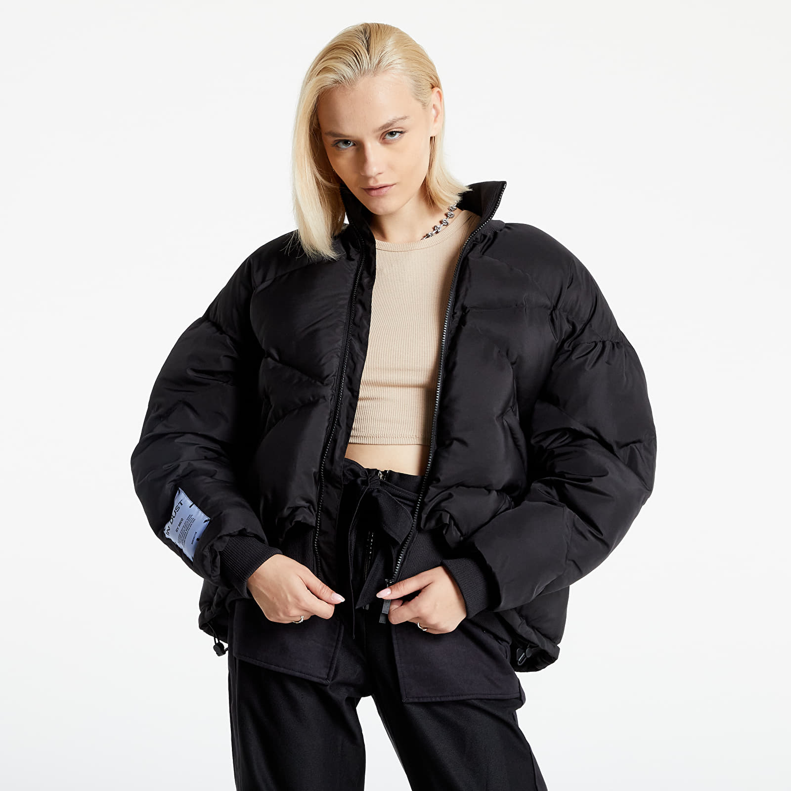 Jackets McQ In8 Rib Puffer Darkest Black | Footshop