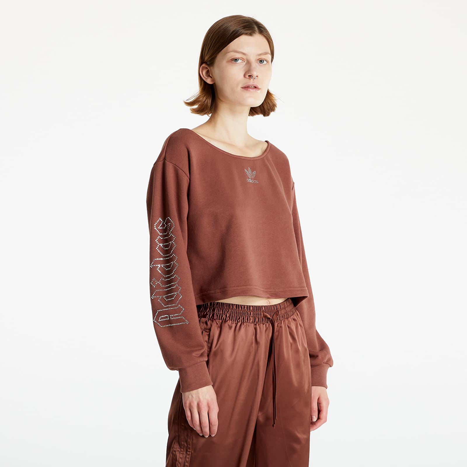 adidas Slouchy Crew Earth Brown | Footshop
