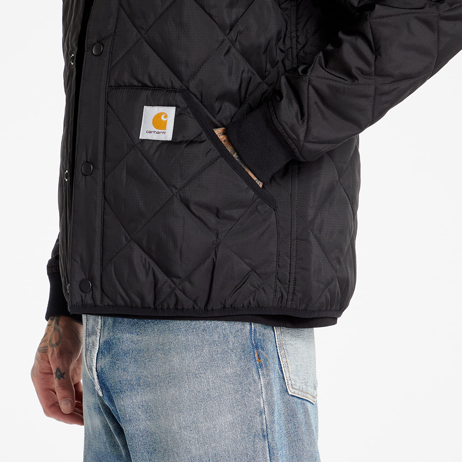 Jackets Carhartt WIP Barrow Liner Black/ Cypress (I029461 Black ...