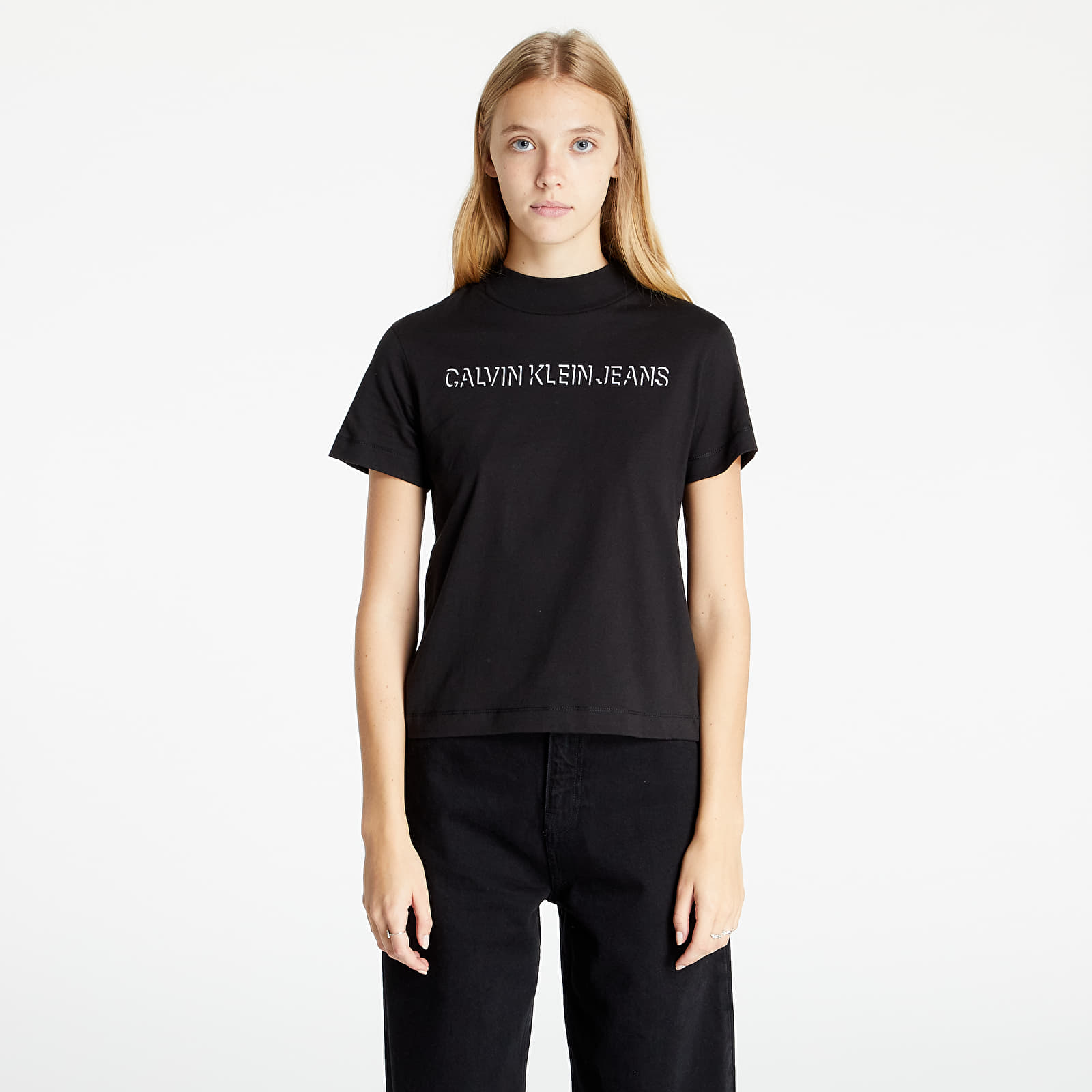 Тениски Calvin Klein Jeans Shadow Logo Tee Ck Black | Footshop