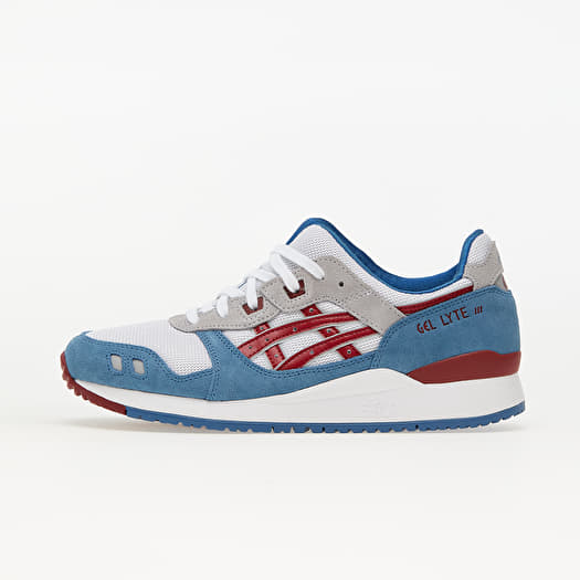 Asics gel lyte iii red white blue store