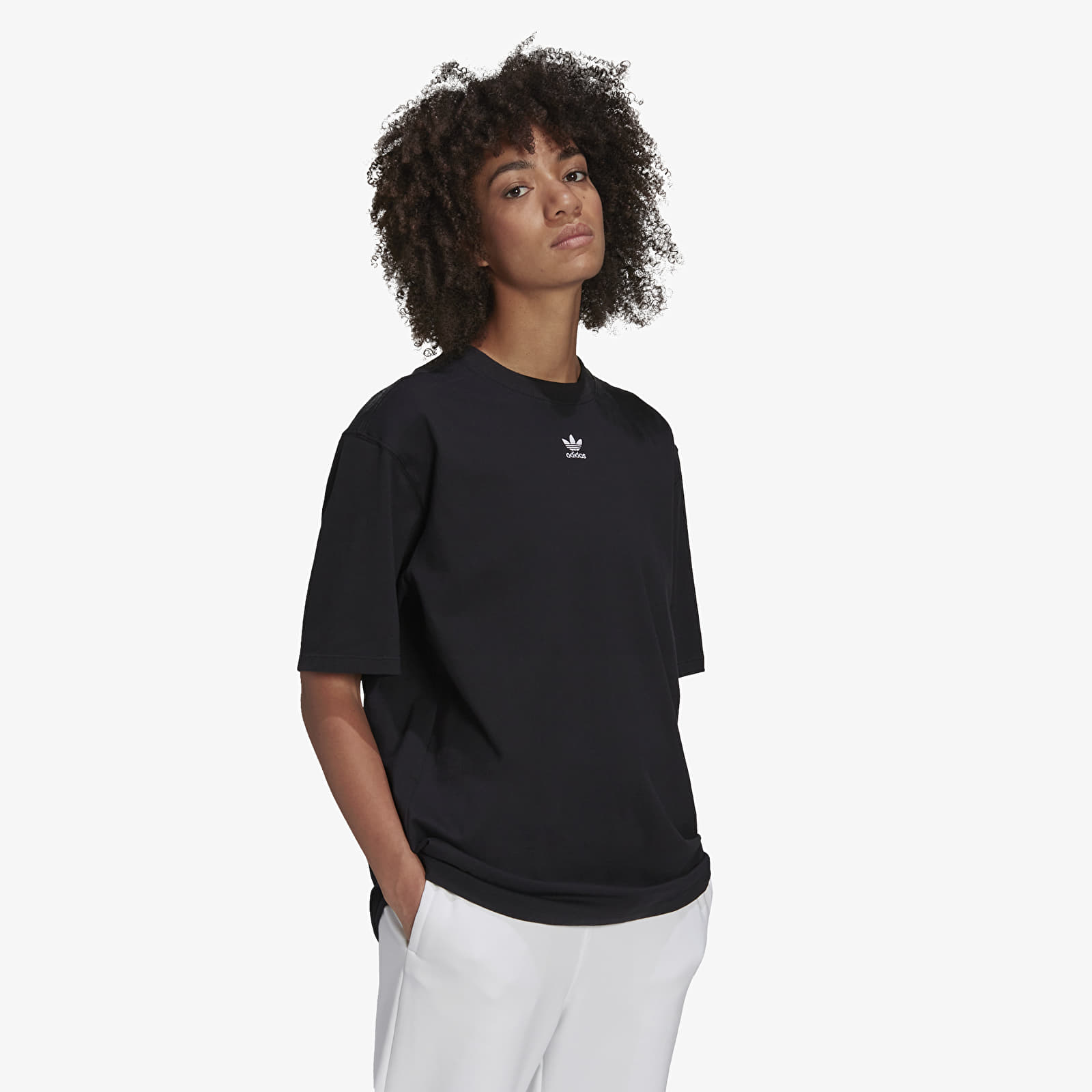 Tričká adidas Loungewear Adicolor Essentials Tee Black/ White (H06649 ...