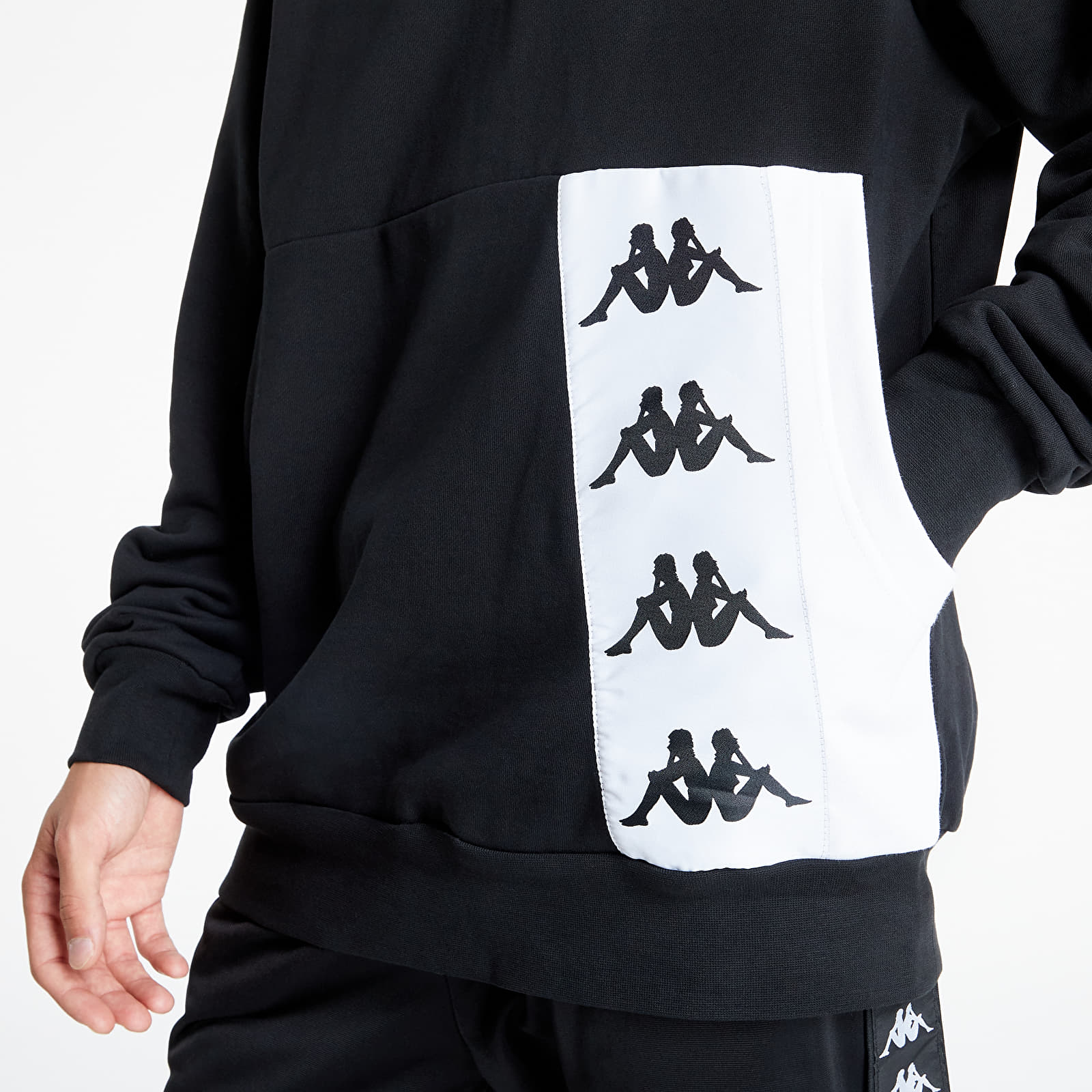 Hoodies and sweatshirts Kappa 222 Banda 10 Falco Fleece Jumper Black ...