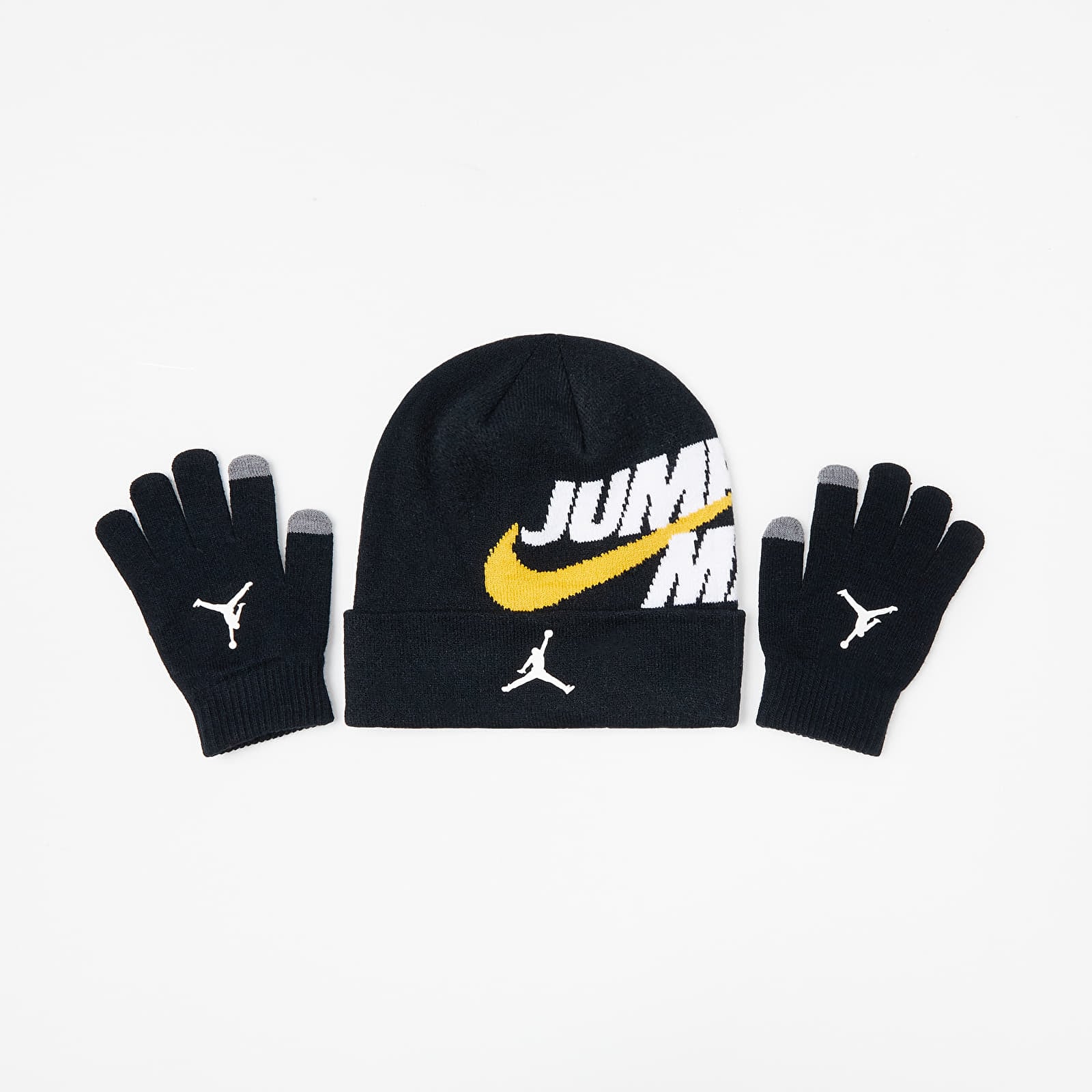 Hats Jordan Jumpman Kids Hat and Gloves Set Black | Footshop