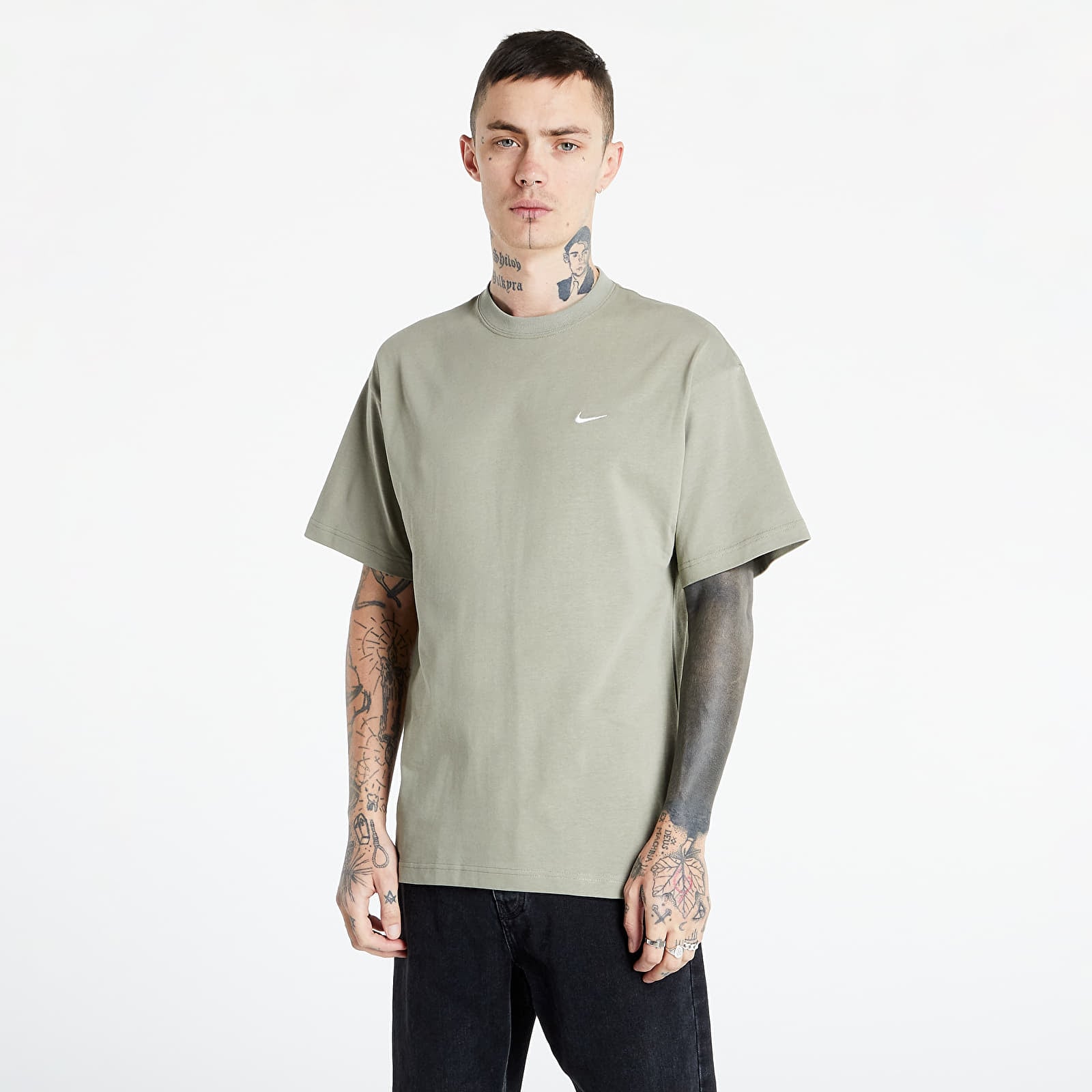 T-shirts NikeLab Men's NRG Solo Swoosh SS Tee Green | Footshop