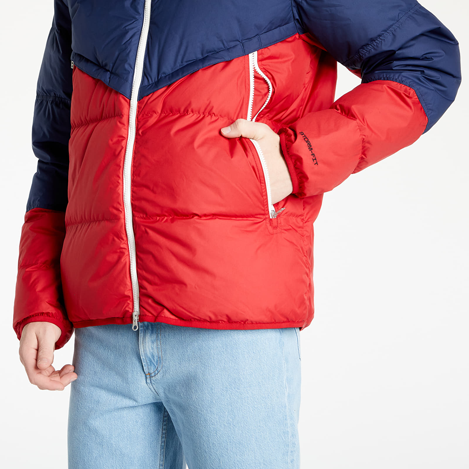 Bundy Nike Sportswear M NSW Storm-FIT Windrunner Hd Jacket Blue/ Red ...