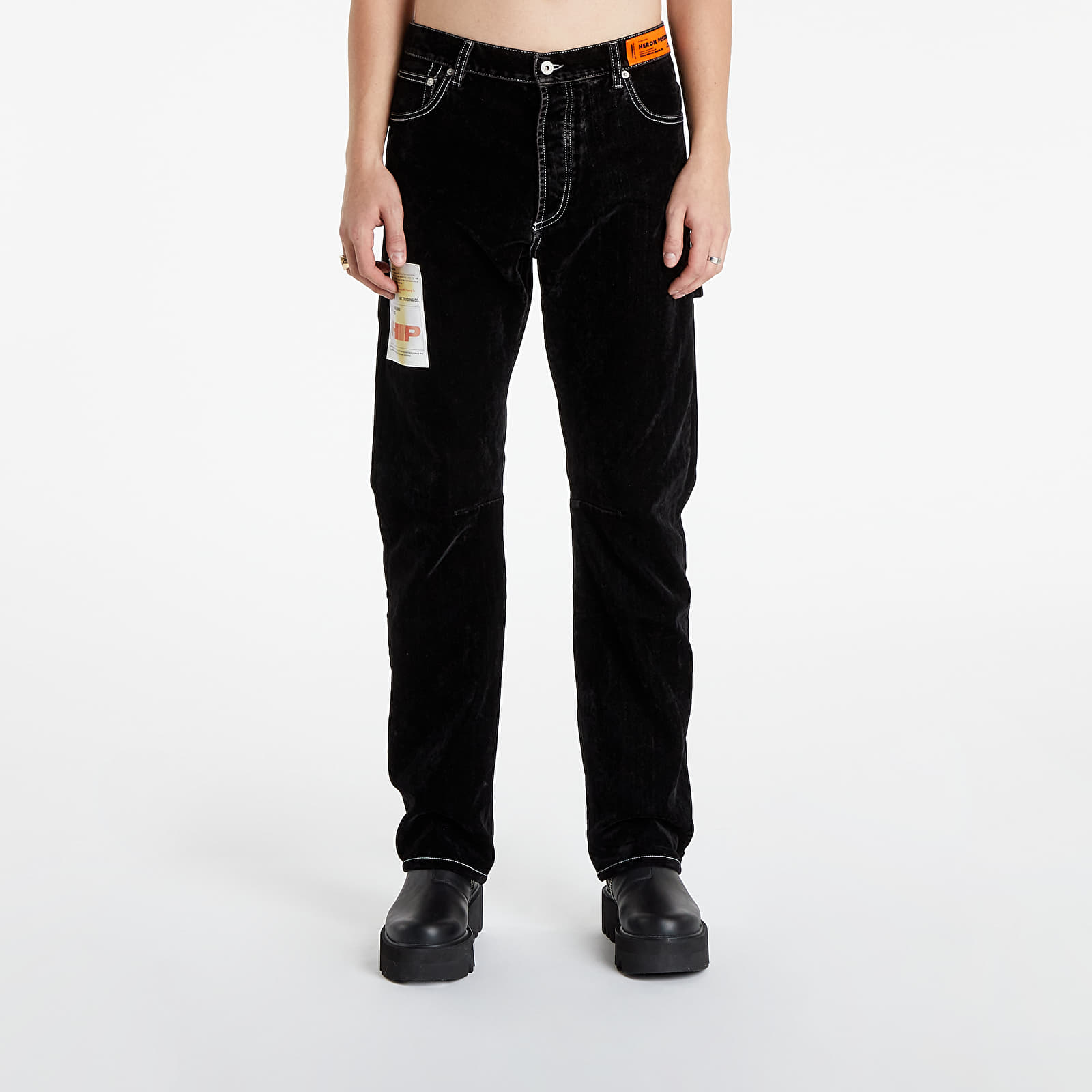HERON PRESTON Label Flock Hammer Pants