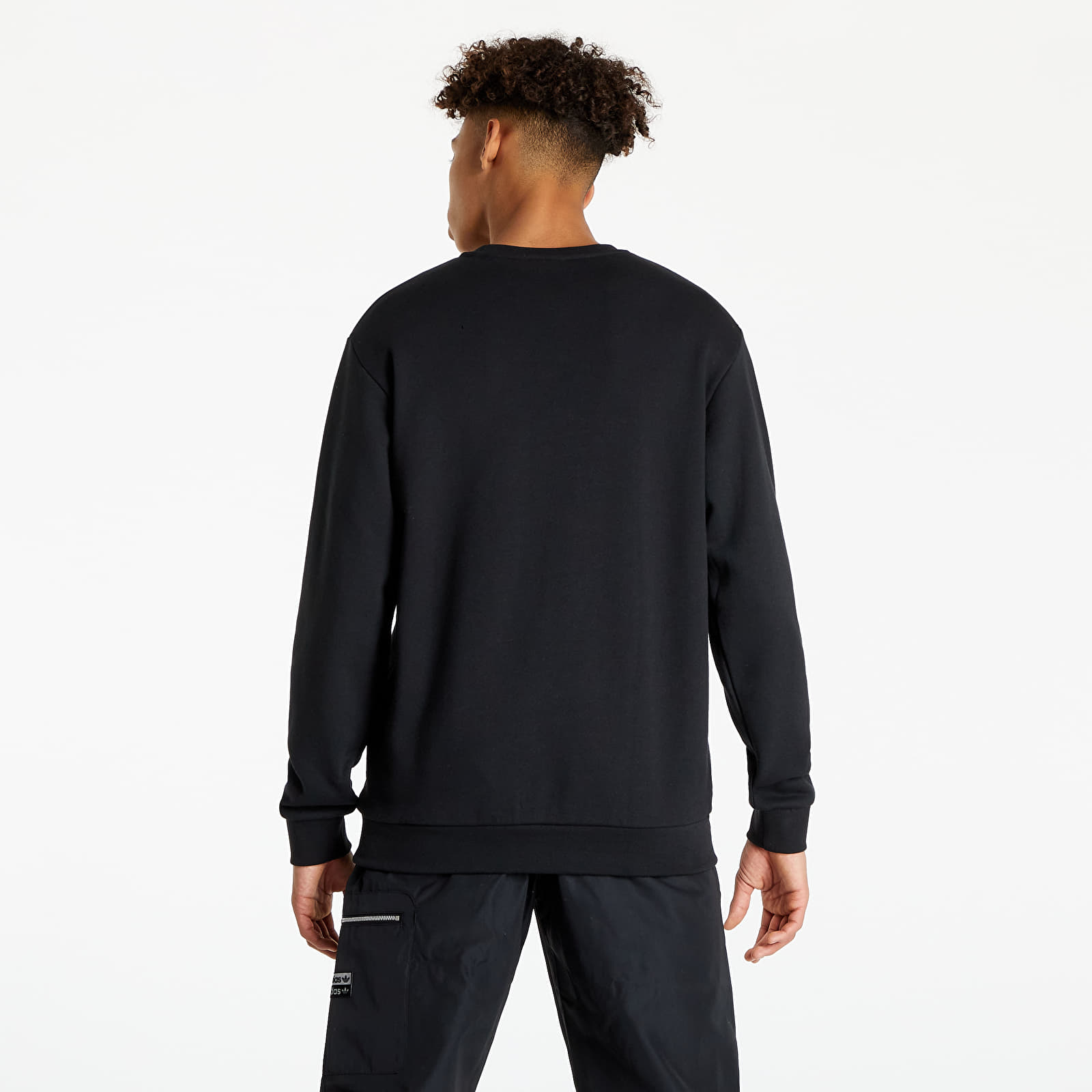 Hoodies and sweatshirts adidas St Crew Black/ White | Footshop