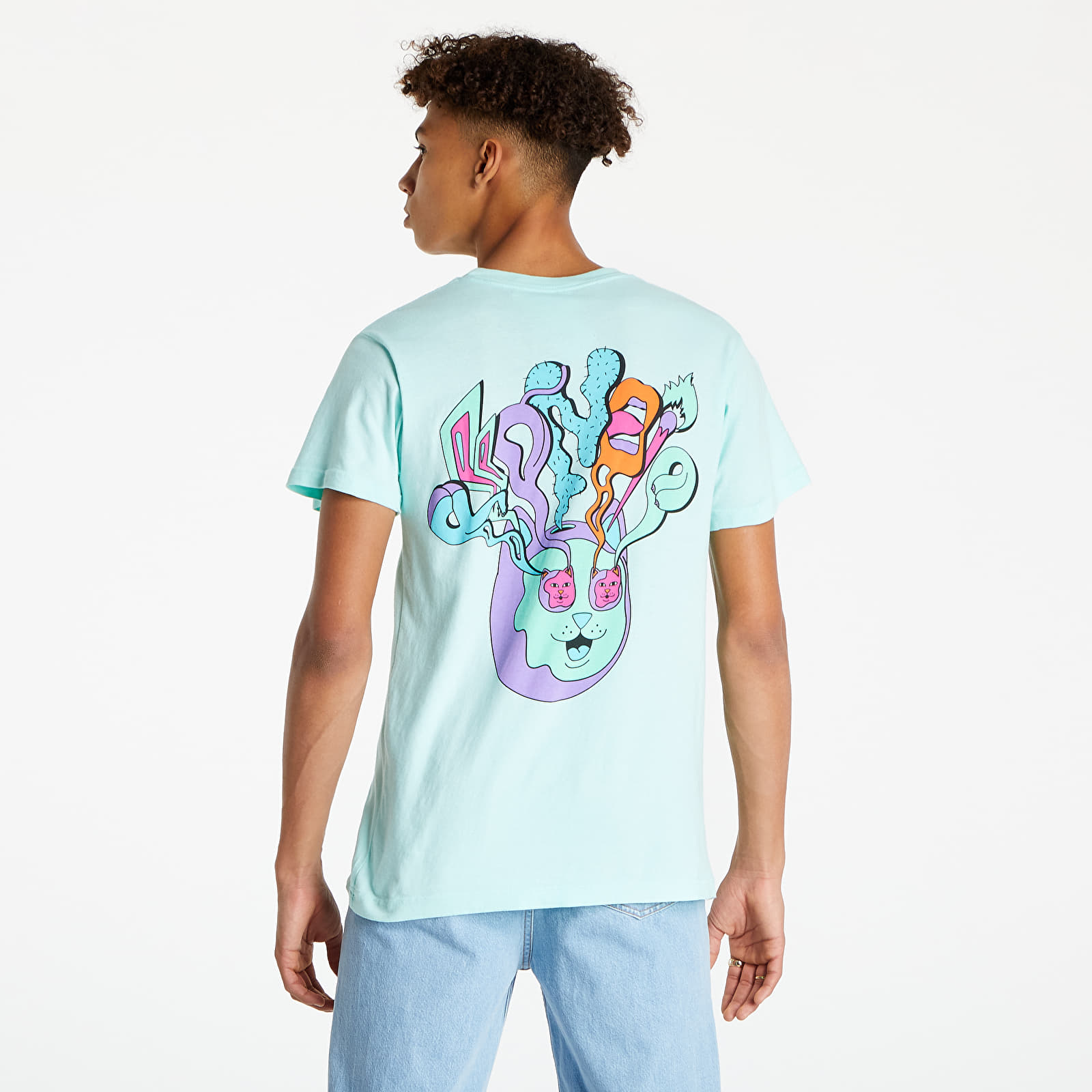 T-shirts RIPNDIP Am I Tripping Tee Aqua | Footshop