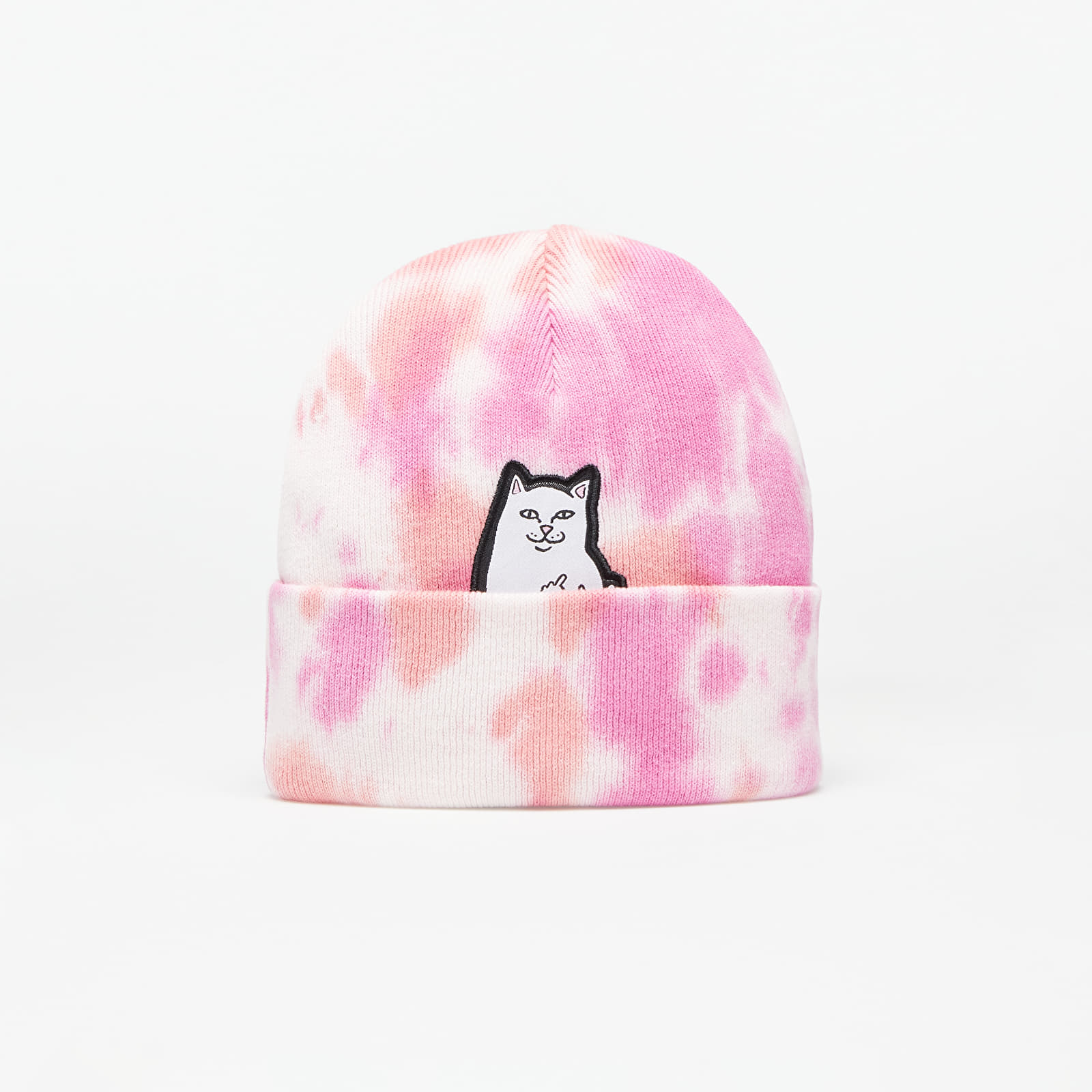 Шапки RIPNDIP Lord Nermal Beanie Pink Tie Dye (RNDTDB02) | Footshop