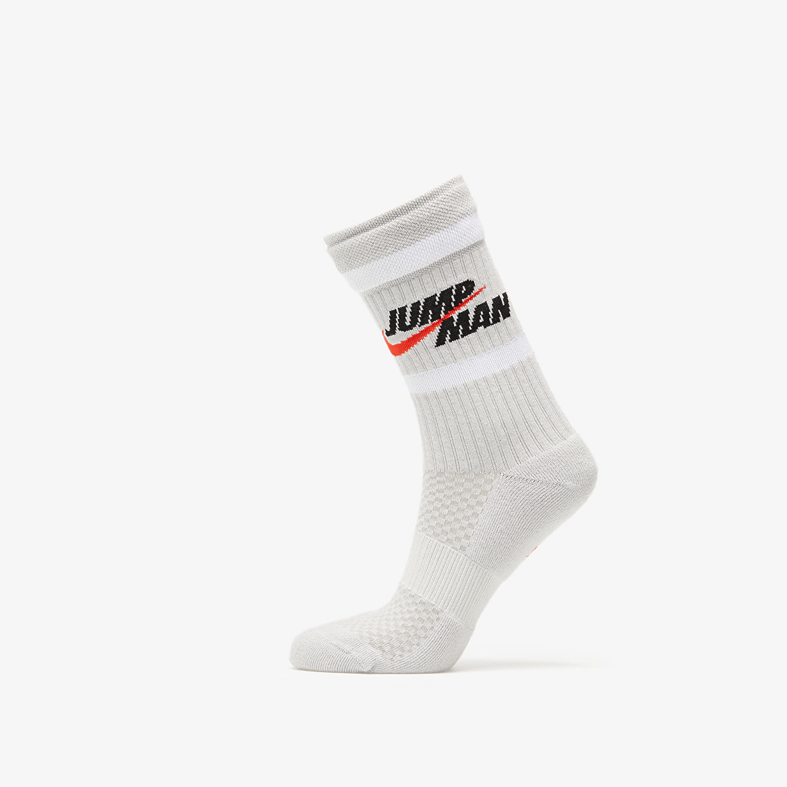 Zoknik Jordan Legacy Crew Socks Grey Fog/ White/ Chile Red (DA2560-097 ...