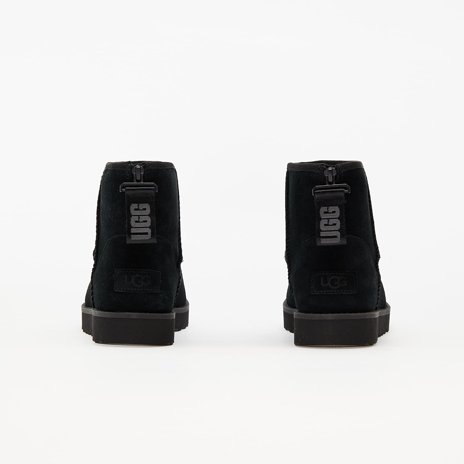 Women's shoes UGG W Classic Mini Logo Zip Black (1122671-BLK) | Footshop