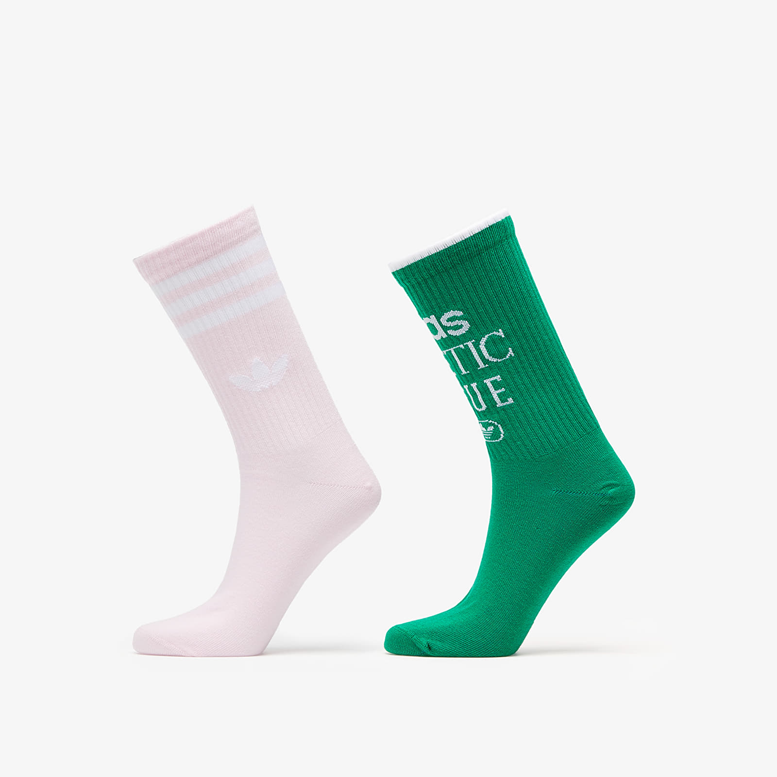Socks adidas Sock 2-Pack Green/ Clear Pink (HI4920) | Footshop