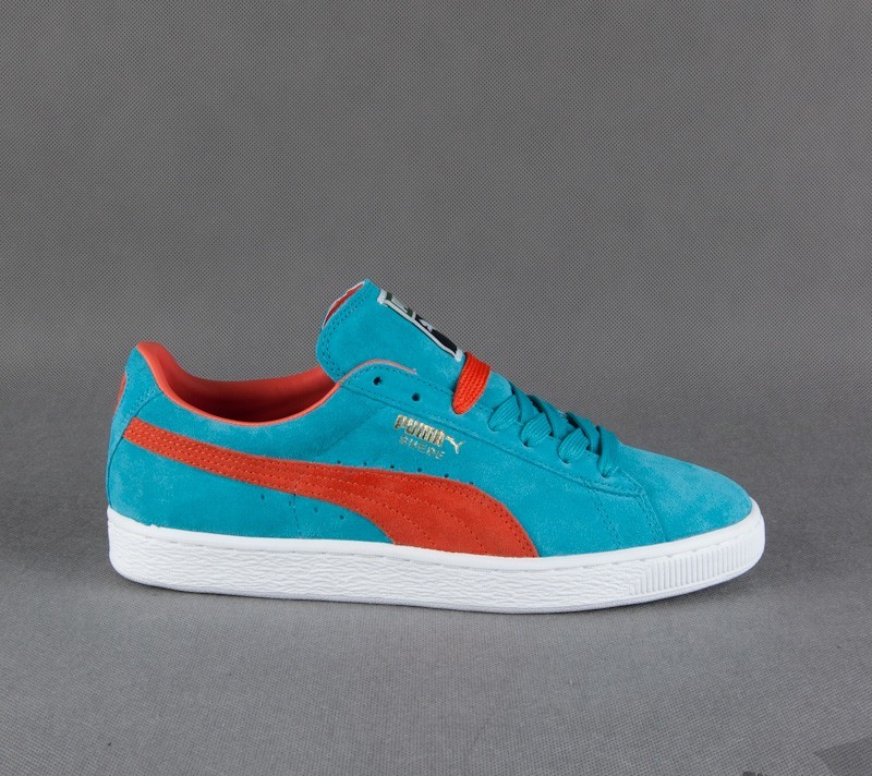 Încălțăminte și sneakerși pentru bărbați Puma Suede Classic+ bluebird ...