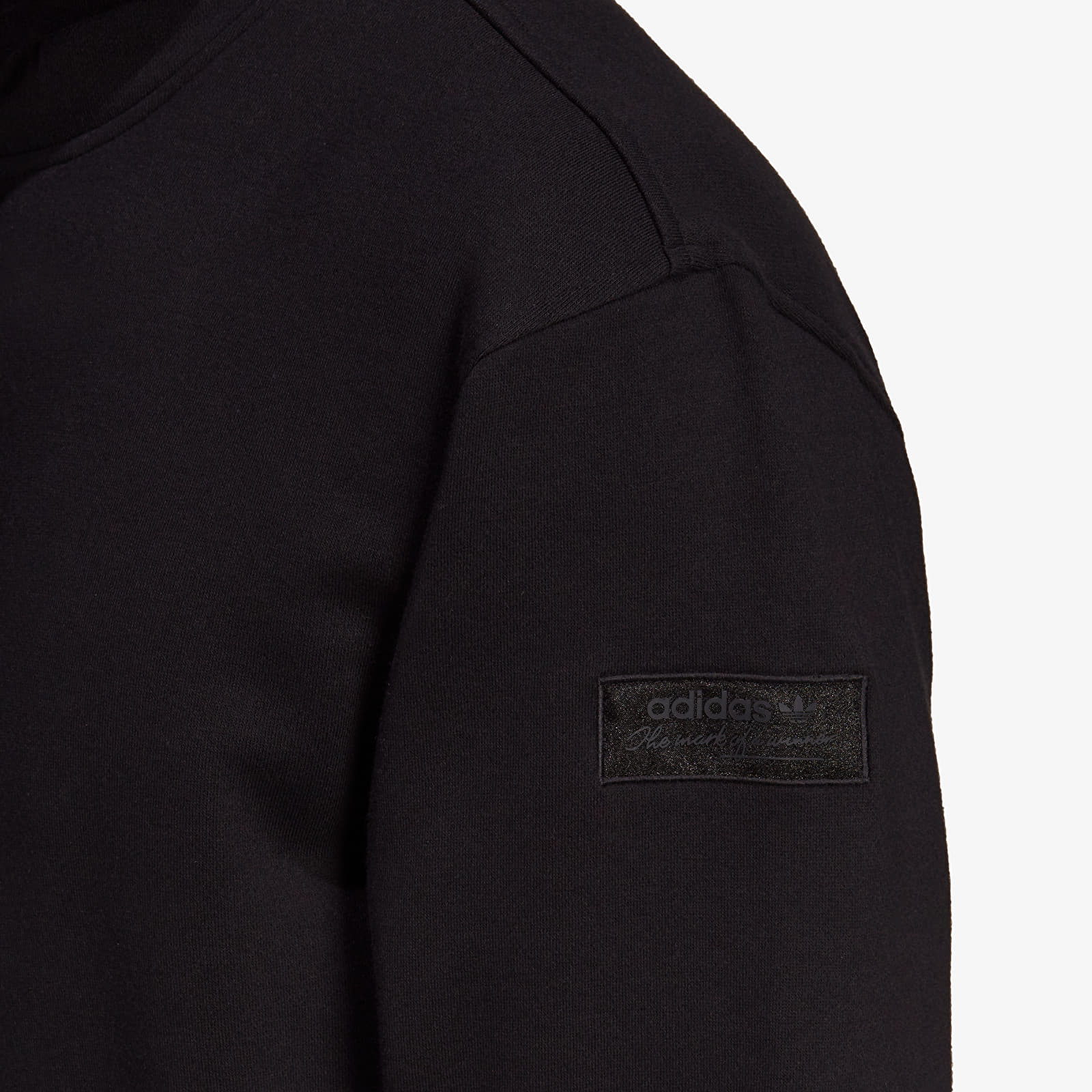 Hoodies and sweatshirts adidas Trefoil Linear Hoodie Black | Footshop