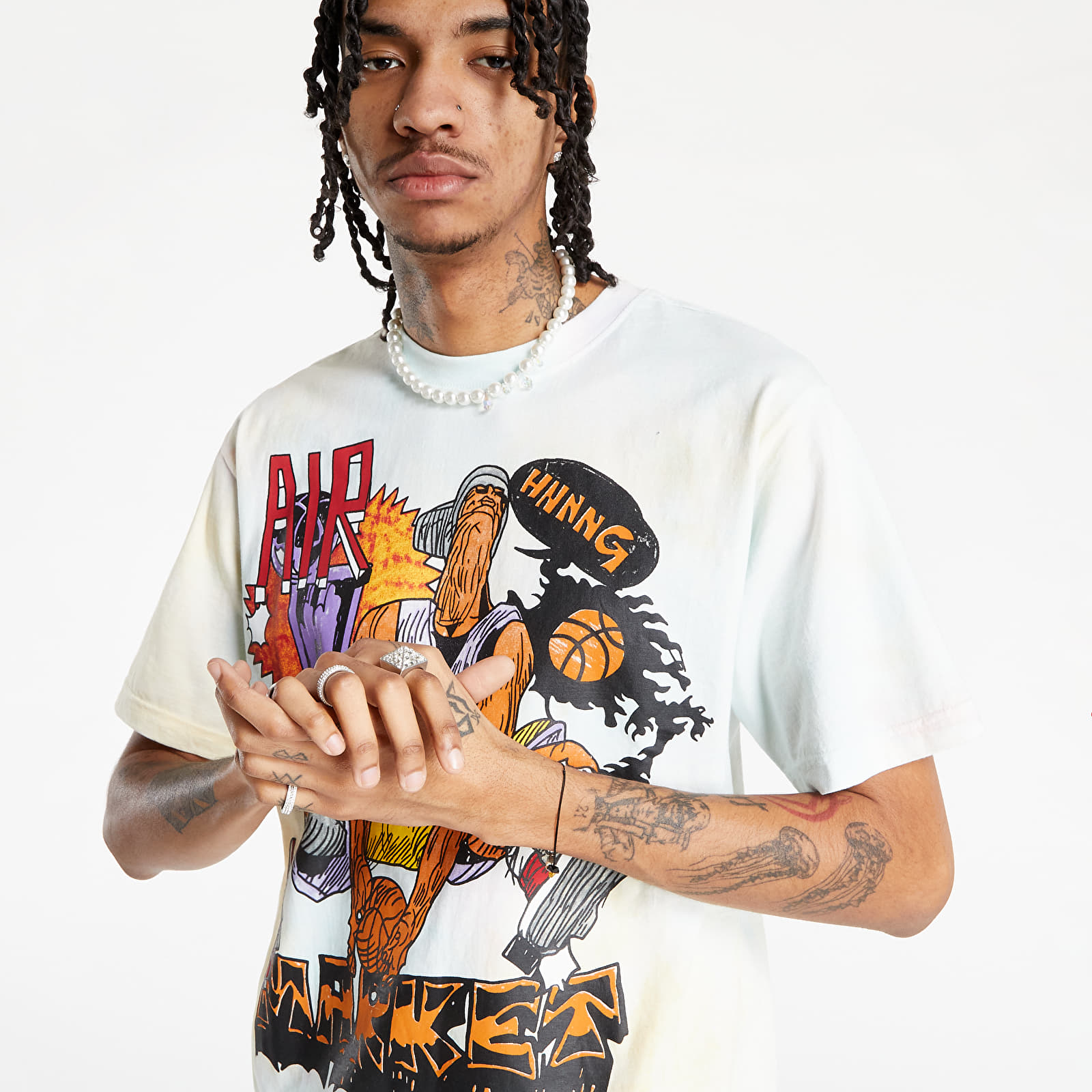 Trička MARKET Hnnng Tie-Dye T-shirt Perry Twinkle Tie-Dye | Footshop