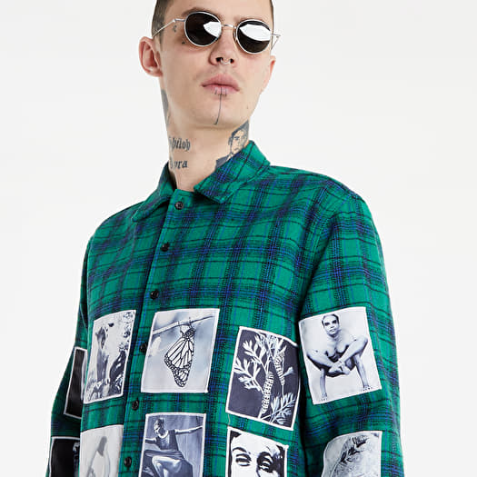 Flanel ingek - Szín: Zöld | Footshop