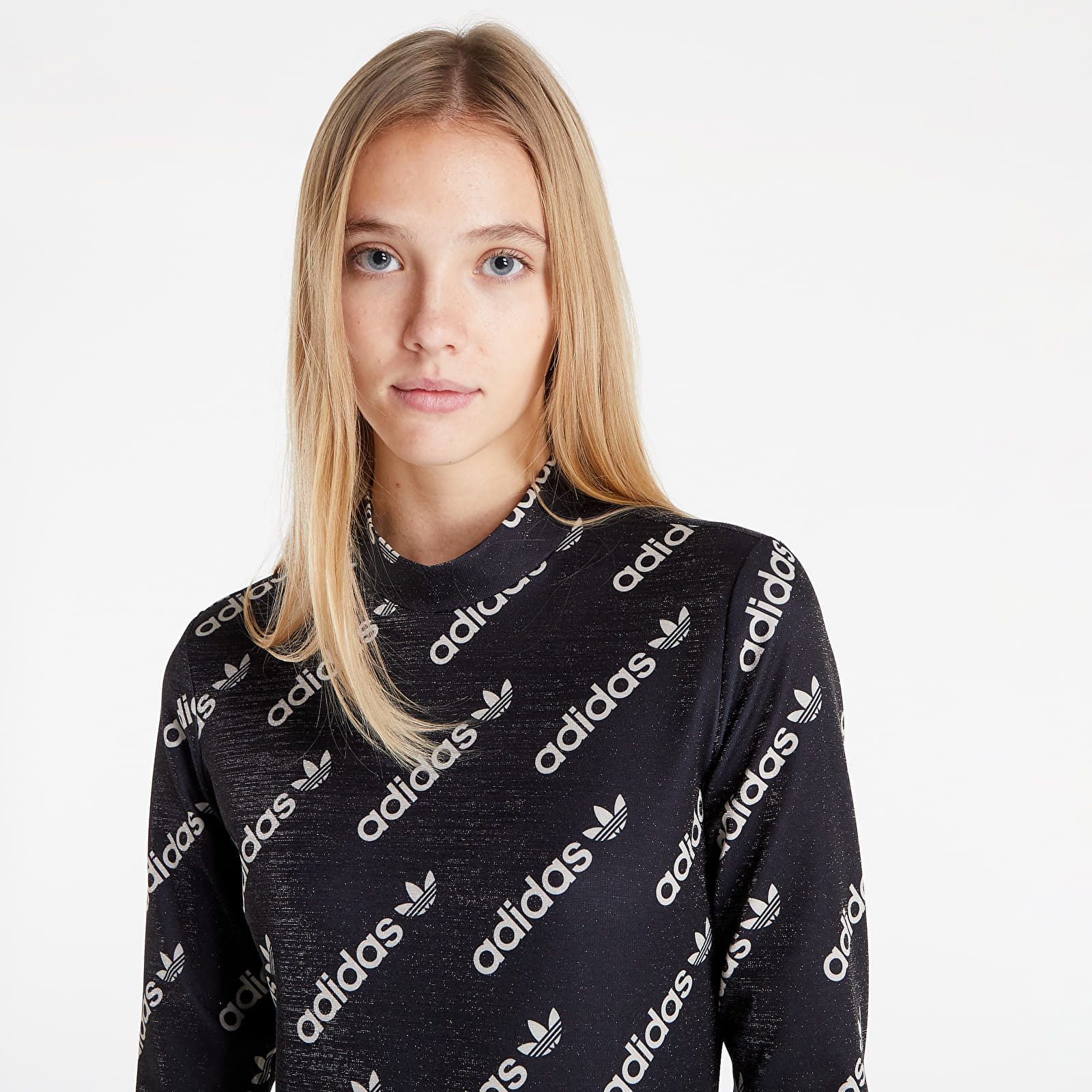 Rochii adidas Long Sleeved Dress Black (HM4892) | Footshop