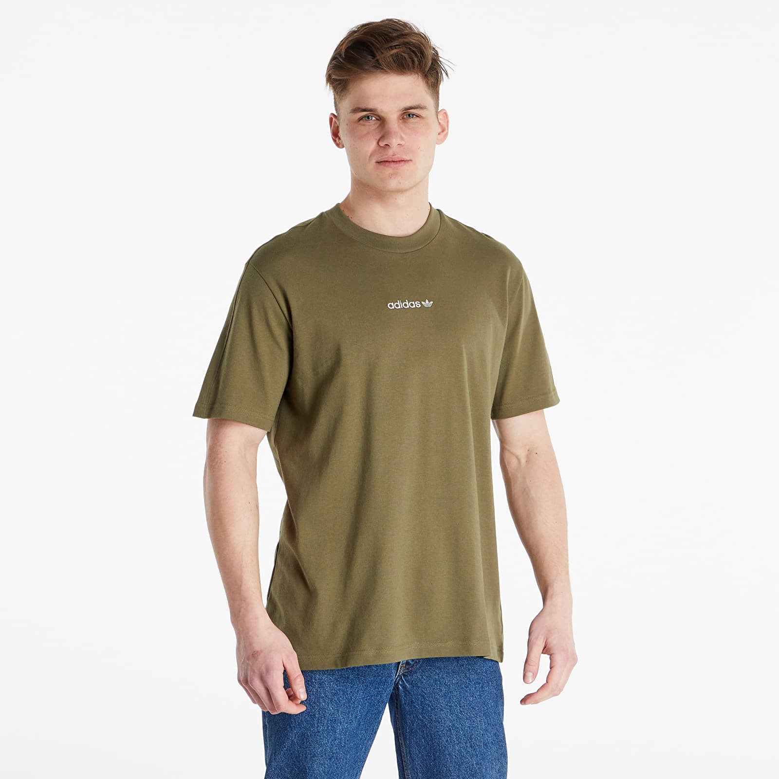 T-shirts adidas Edge Seam Tee Focus Olive | Footshop