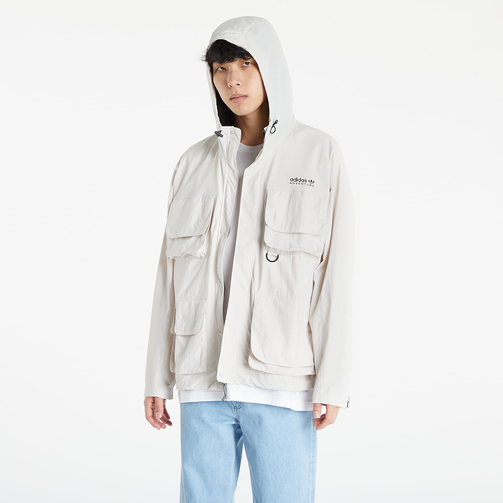 adidas Adventure Multipocket Windbreaker Aluminium | Footshop