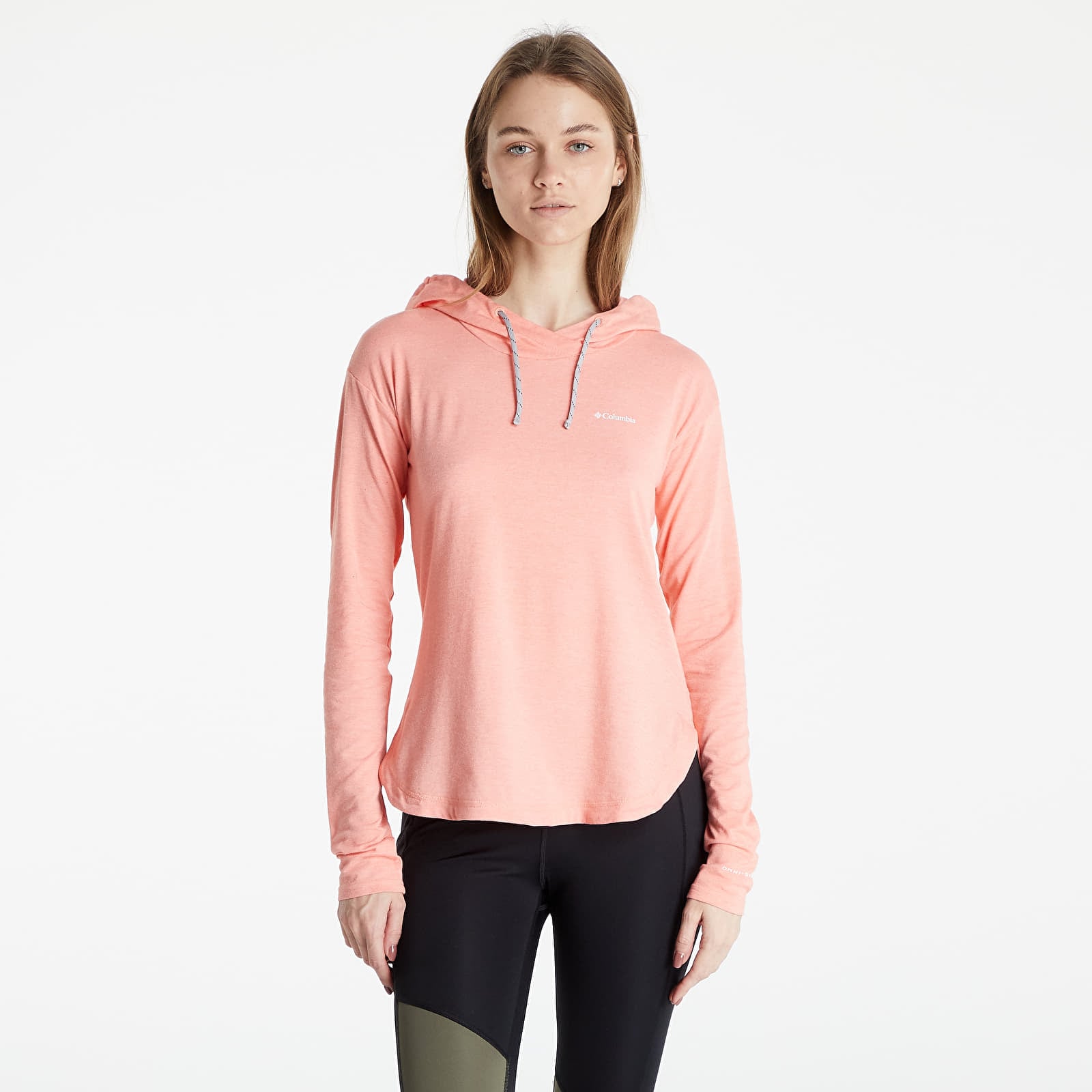 Hanorace Columbia Sun Trek™ Eu Hooded Pullover Coral Reef Heat ...