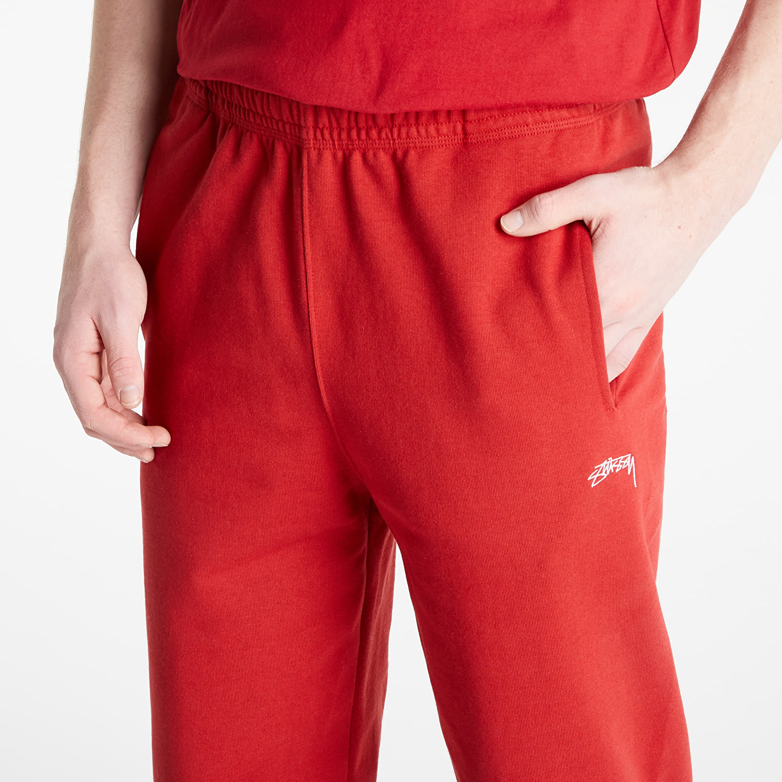 Stüssy Stock Logo Pant Red | Footshop