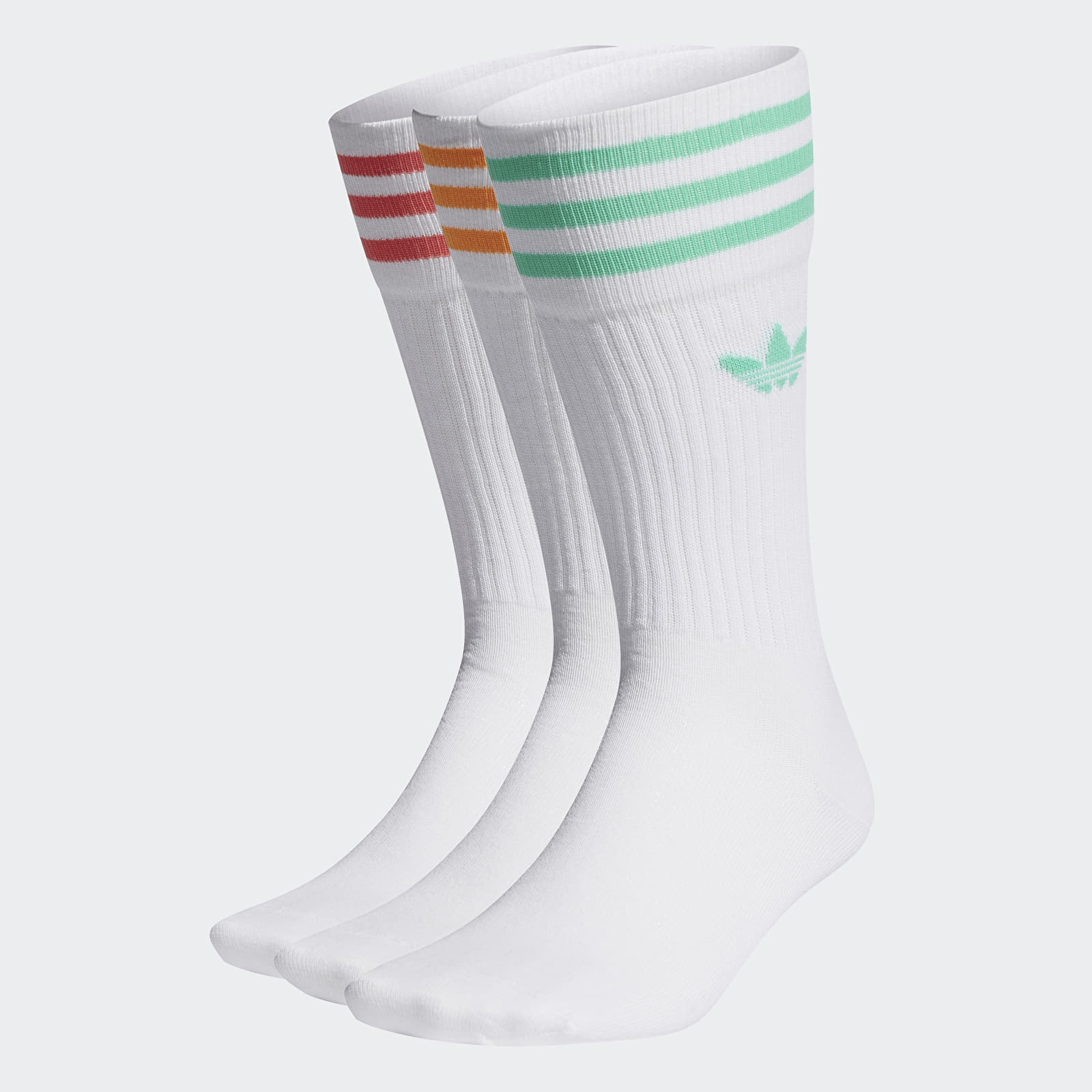 Socks adidas Solid Crew Sock 3-Pack White | Footshop