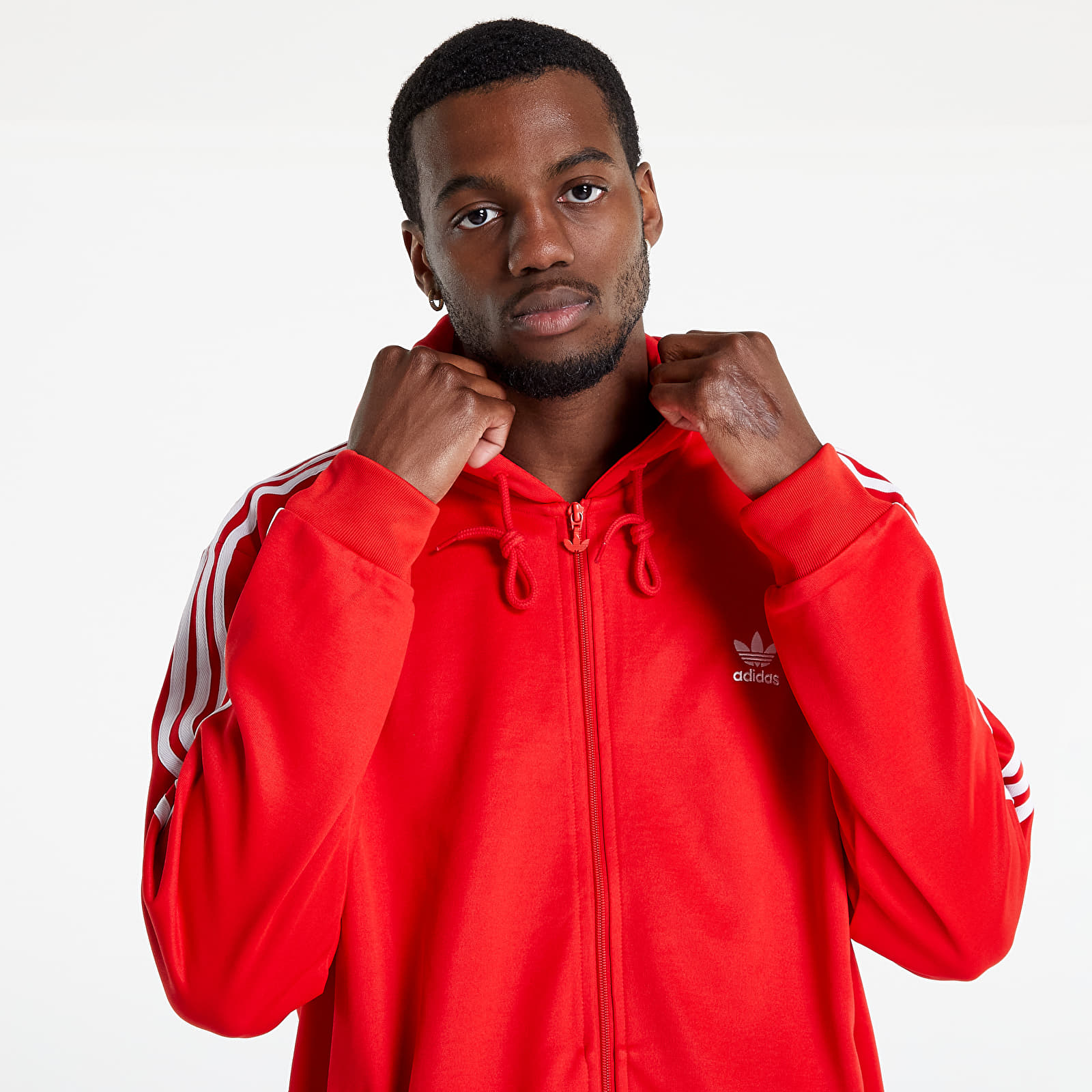 Bundy adidas Adi Fz Hooded Track Top Vivid Red | Footshop