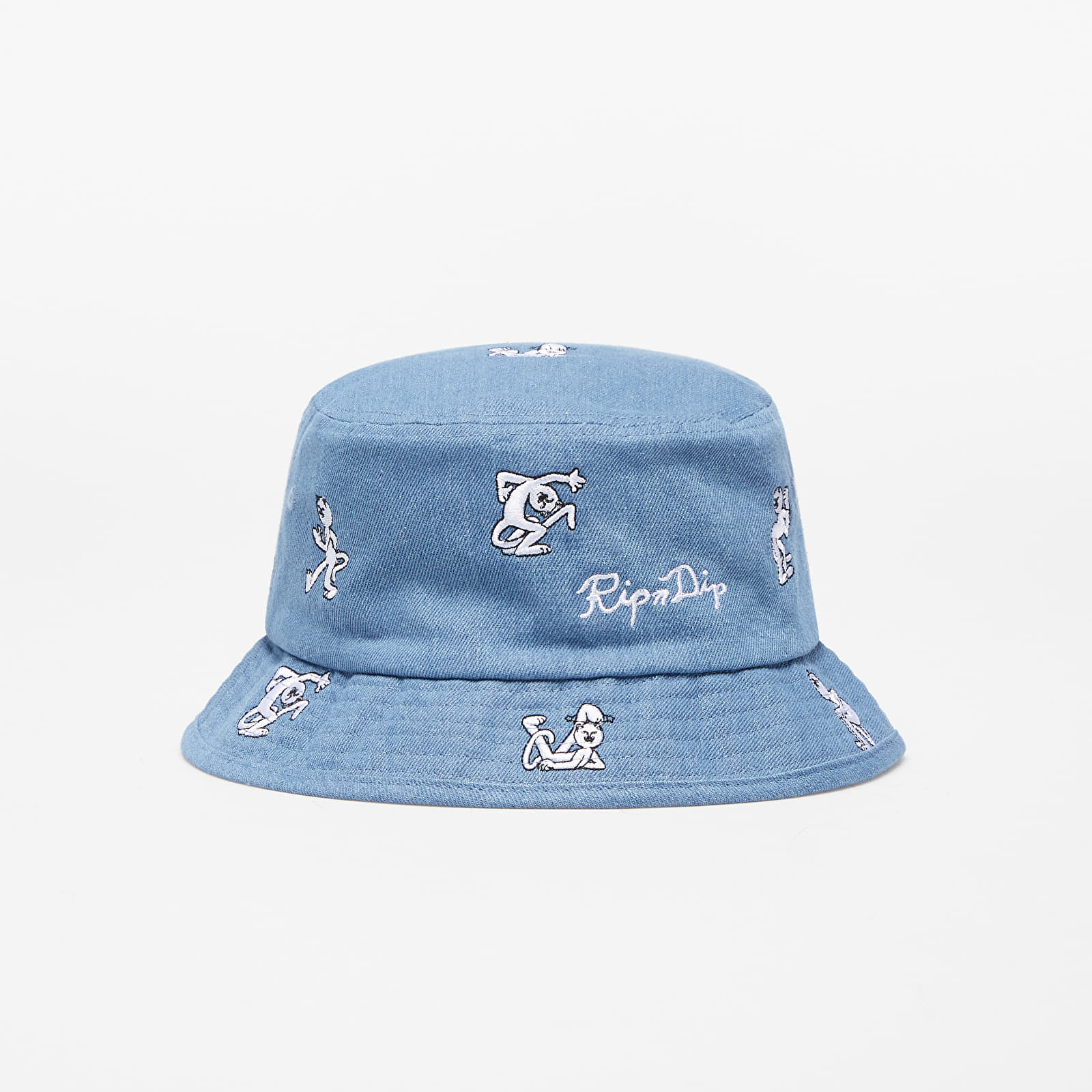 RIPNDIP Dance Party Denim Bucket Hat