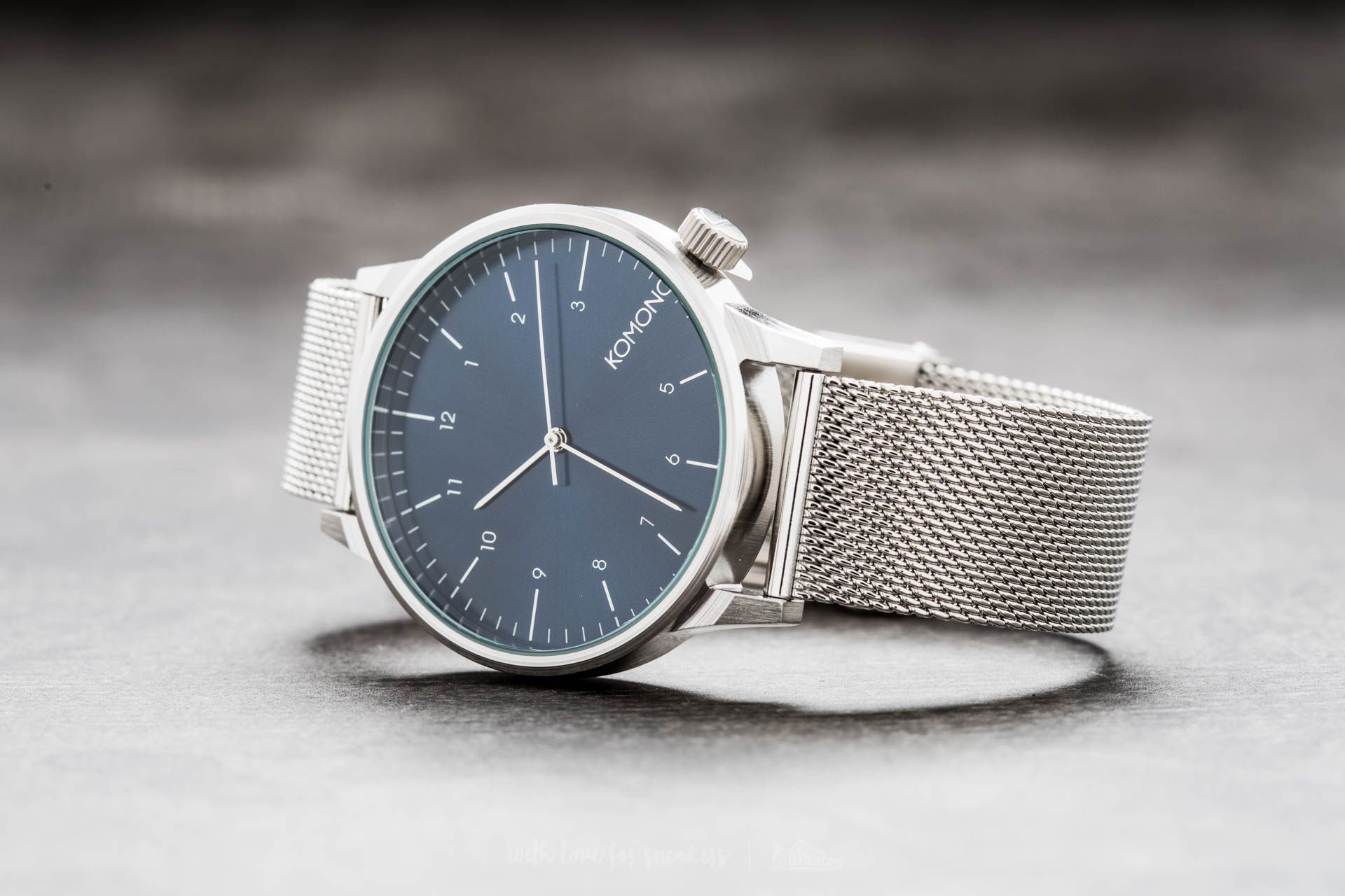 Watches Komono Winston Royale Silver/ Blue | Footshop