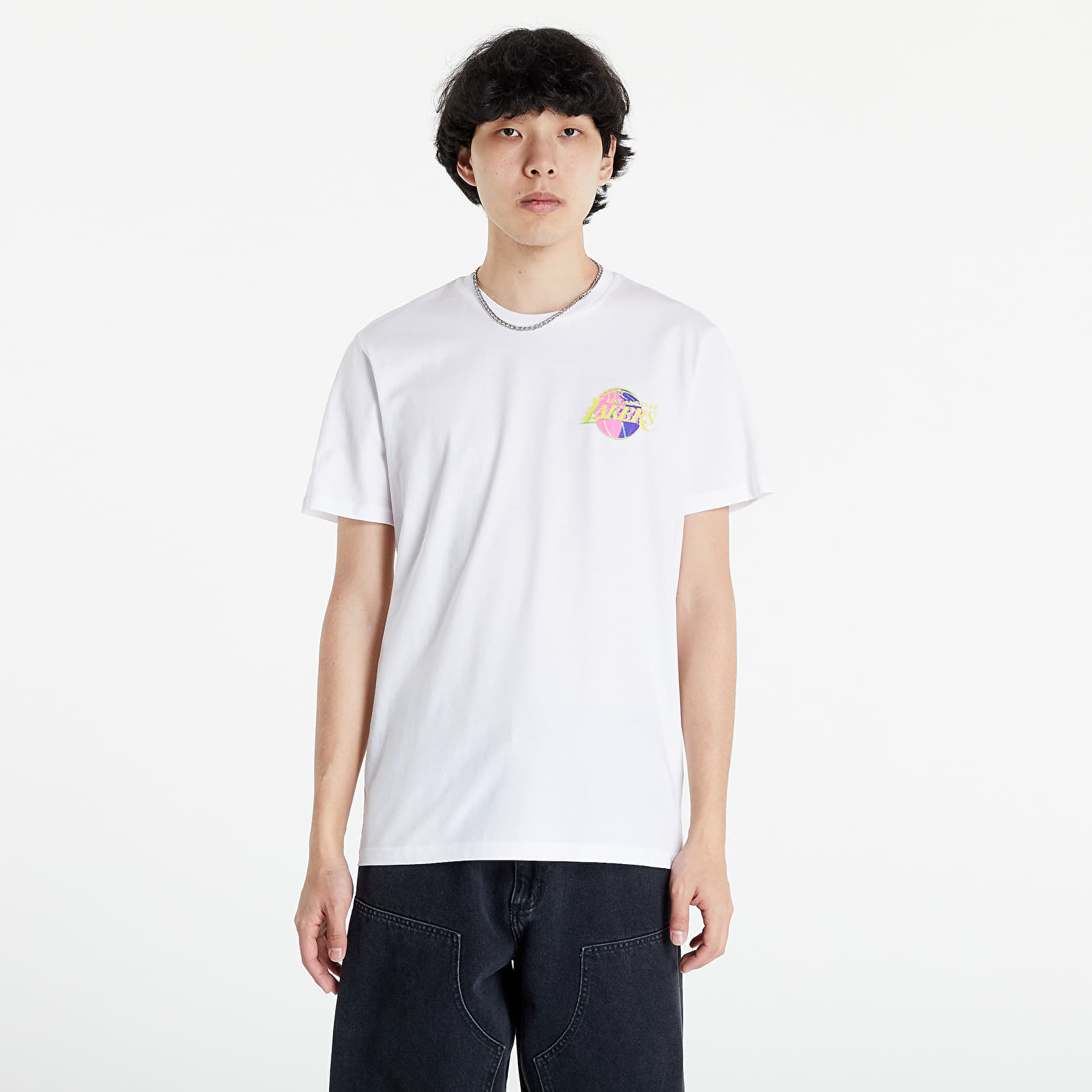 Tricouri New Era NBA Neon Back Graphic Tm Logo Tee Los Angeles Lakers ...