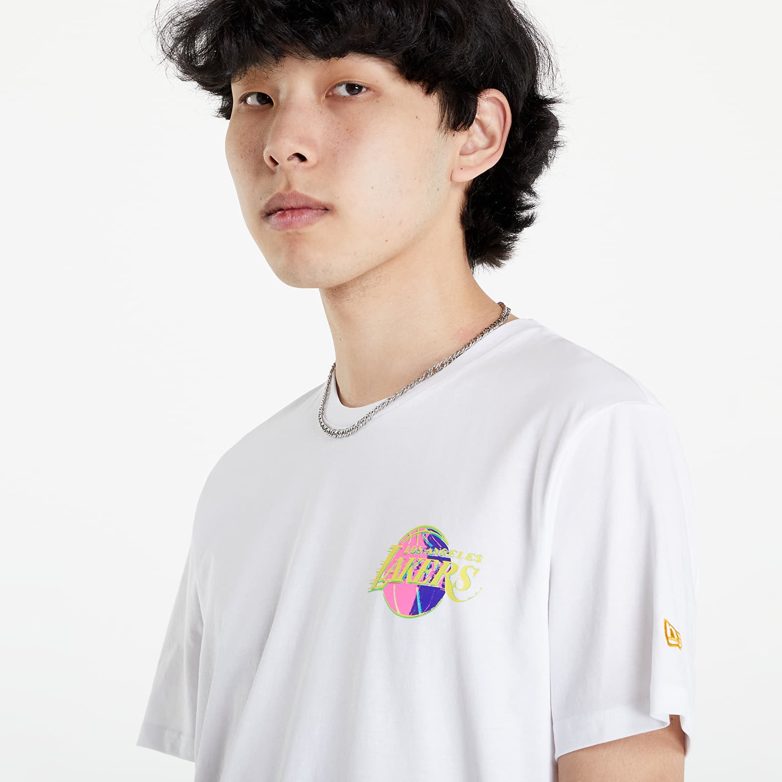 Tricouri New Era NBA Neon Back Graphic Tm Logo Tee Los Angeles Lakers ...