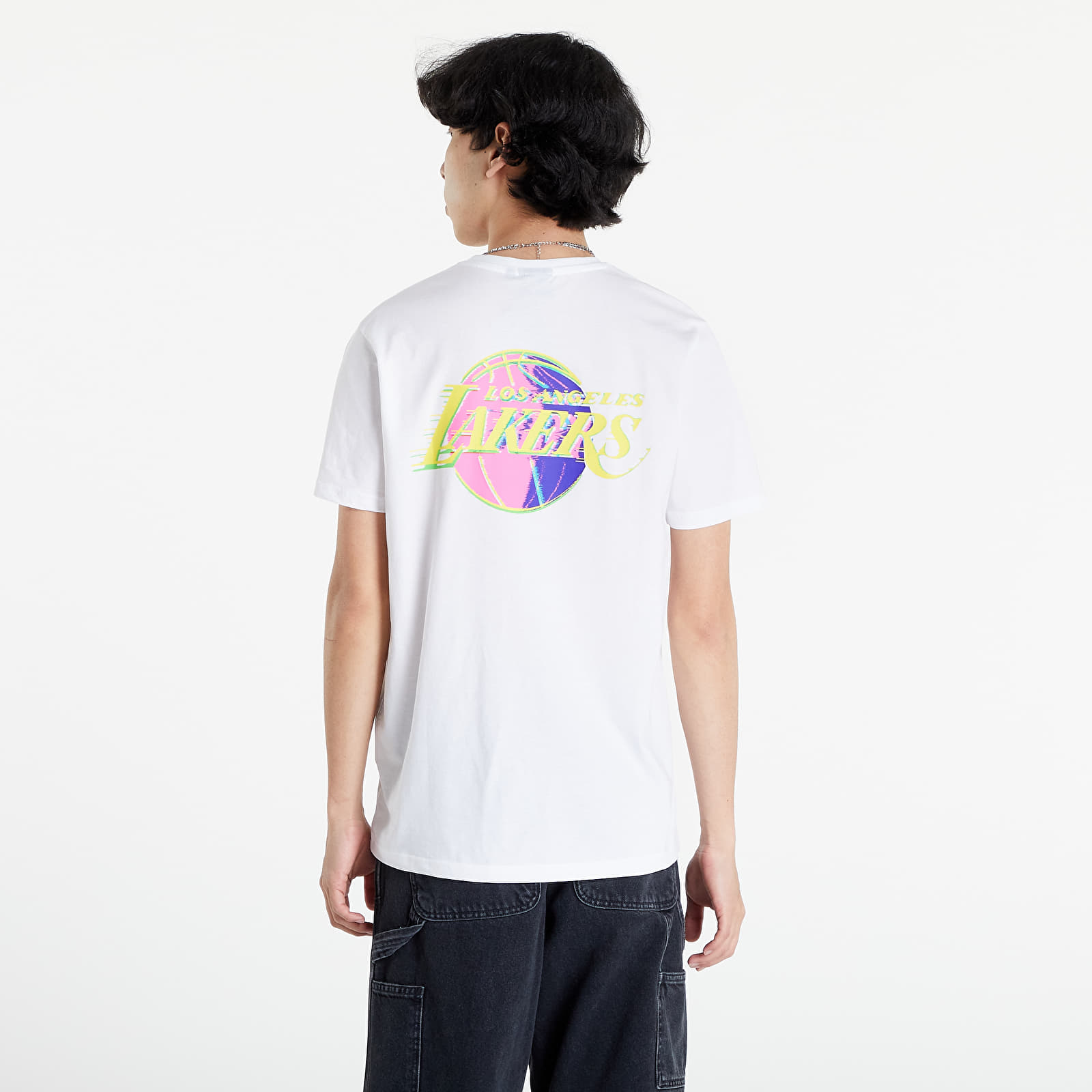 Tricouri New Era NBA Neon Back Graphic Tm Logo Tee Los Angeles Lakers ...