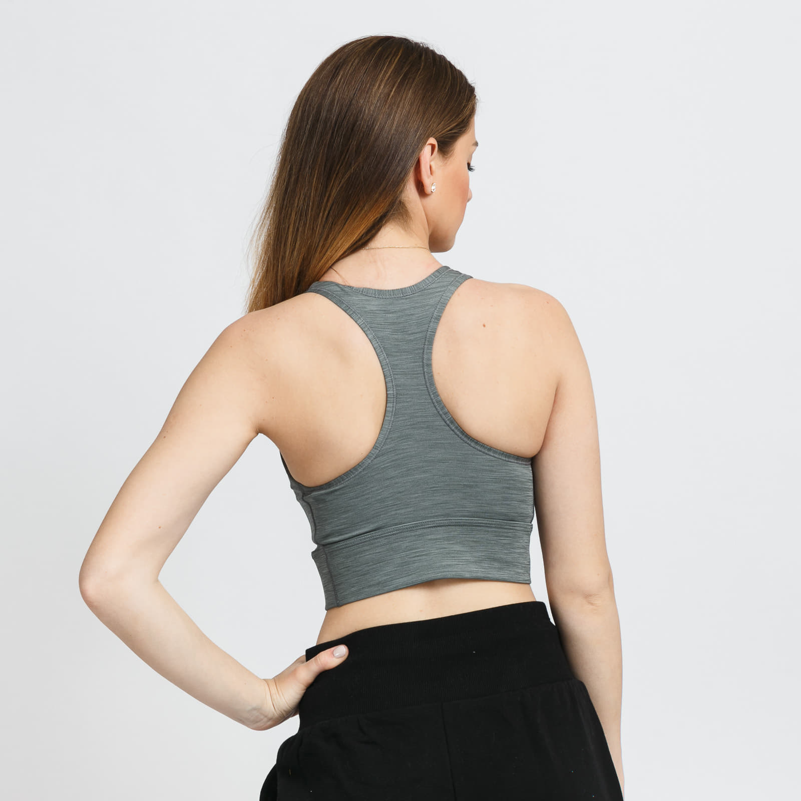 Bras Nike W NK DF Swoosh Long Line Bra Melange Olive | Footshop