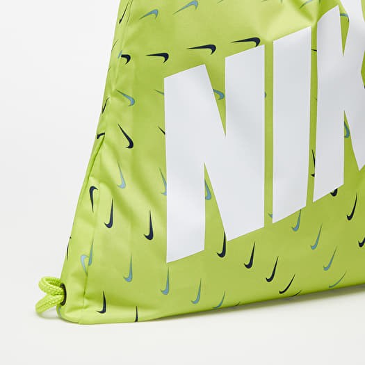 green nike drawstring bag