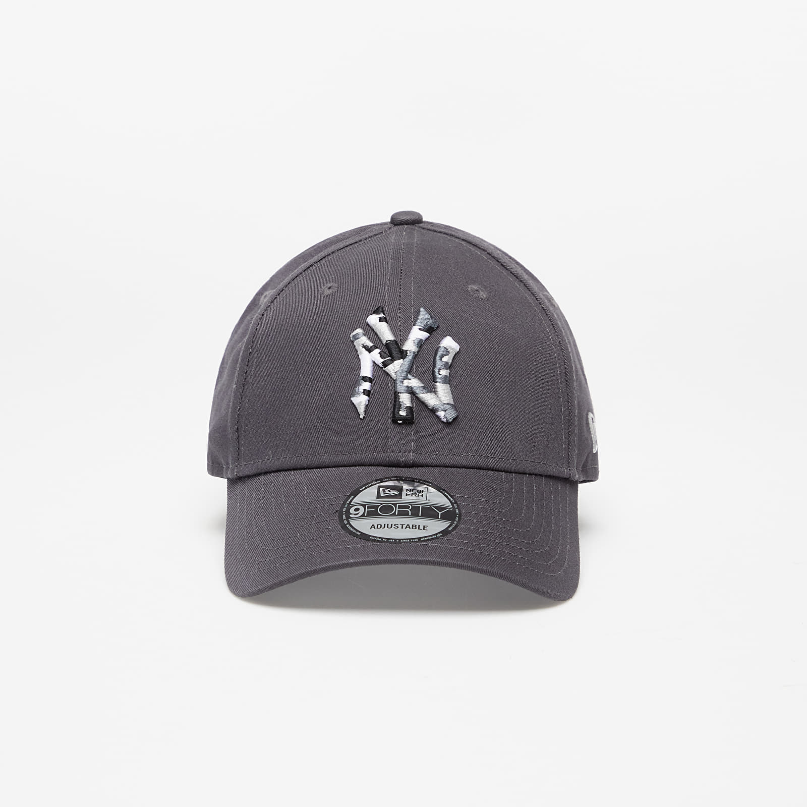 New Era New York Yankees Camo Infill Grey 9Forty Cap