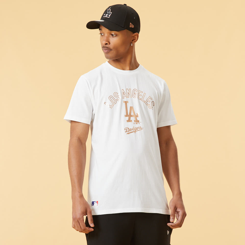 New Era MLB Metallic Graphic Tee Los Angeles Dodgers