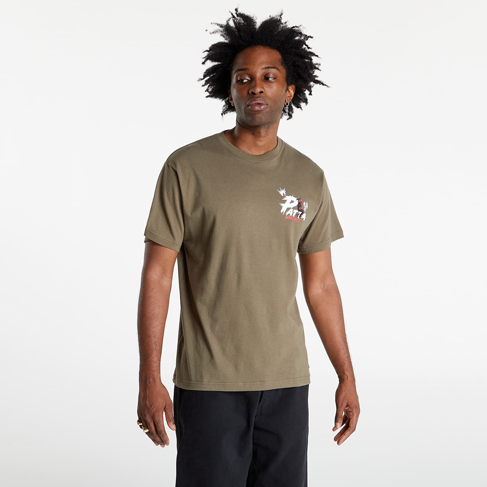 Pólók Patta Smile For Me T-Shirt Tarmac | Footshop