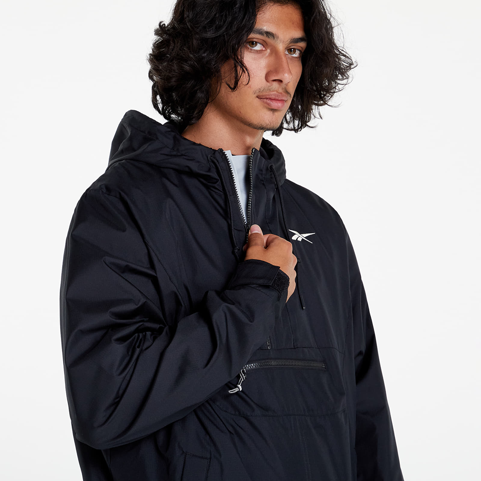 Jackets Reebok Vector Fleece Anorak Black (HG8932) | Footshop