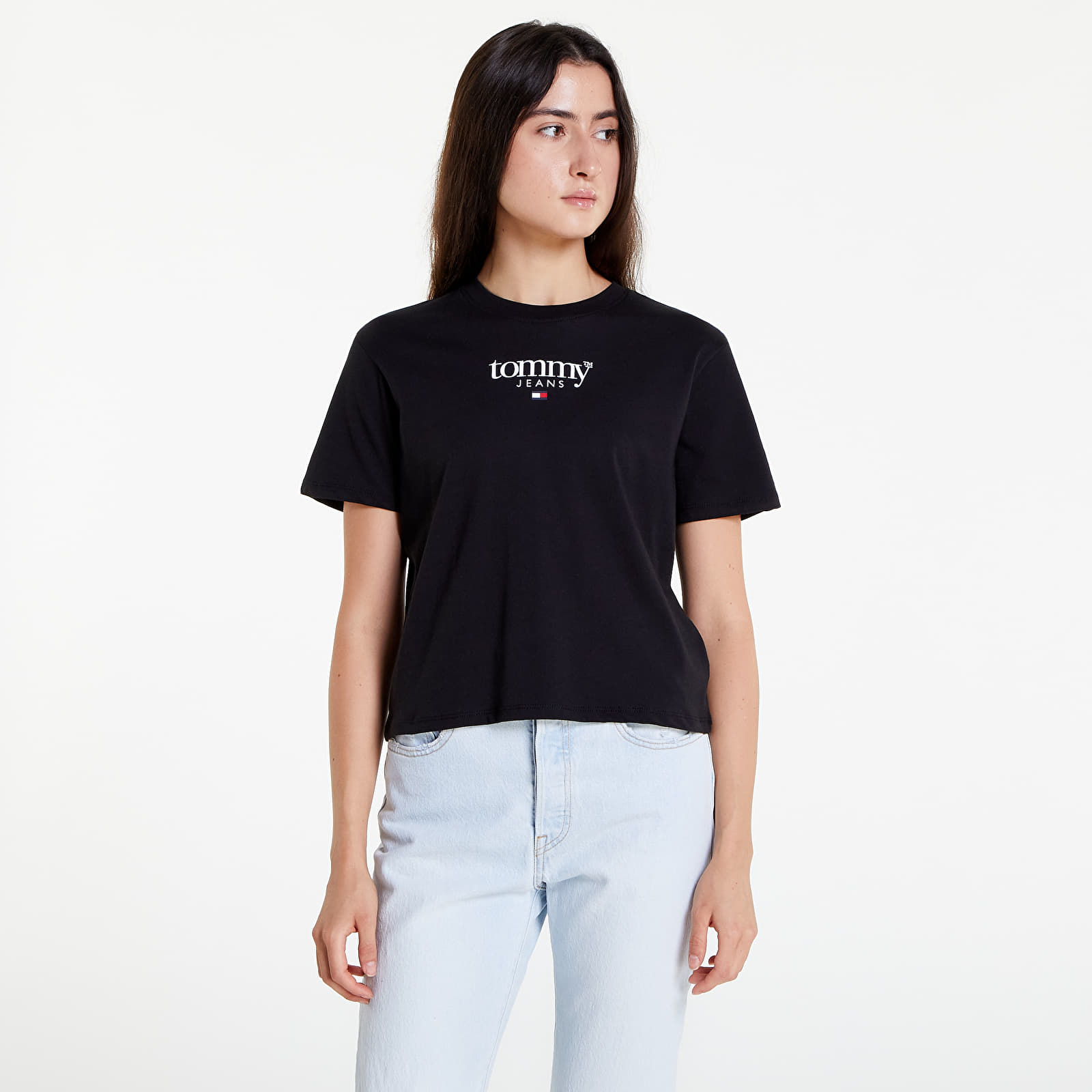 Koszulki Tommy Jeans Classic Essential Logo Tee Black (DW0DW14366 BDS ...