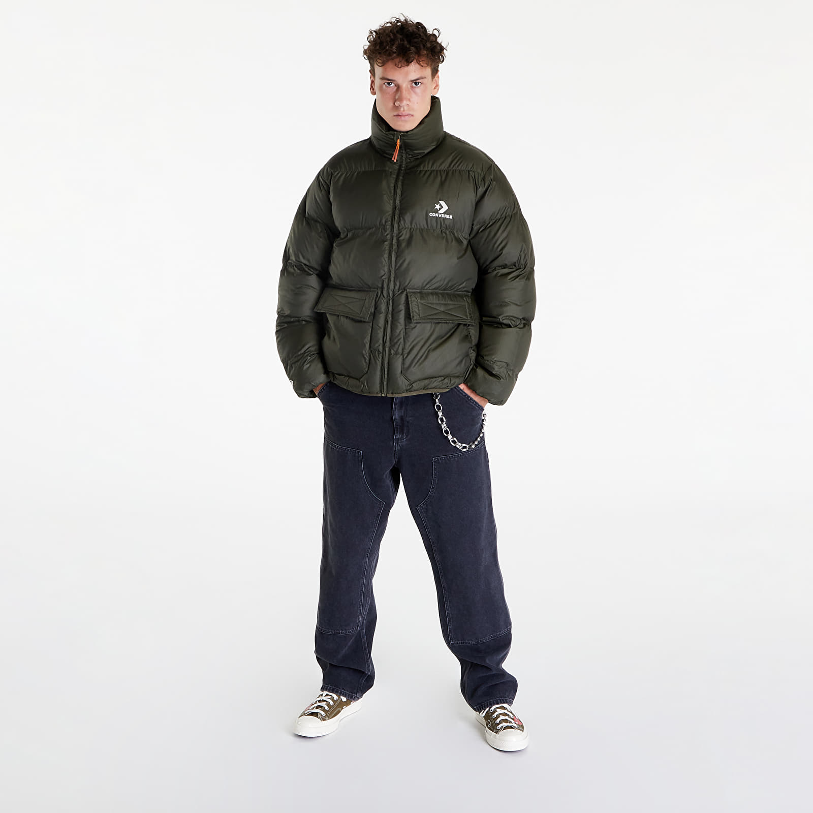 Jackets Converse Patch Pocket Core Puffer Green | Footshop