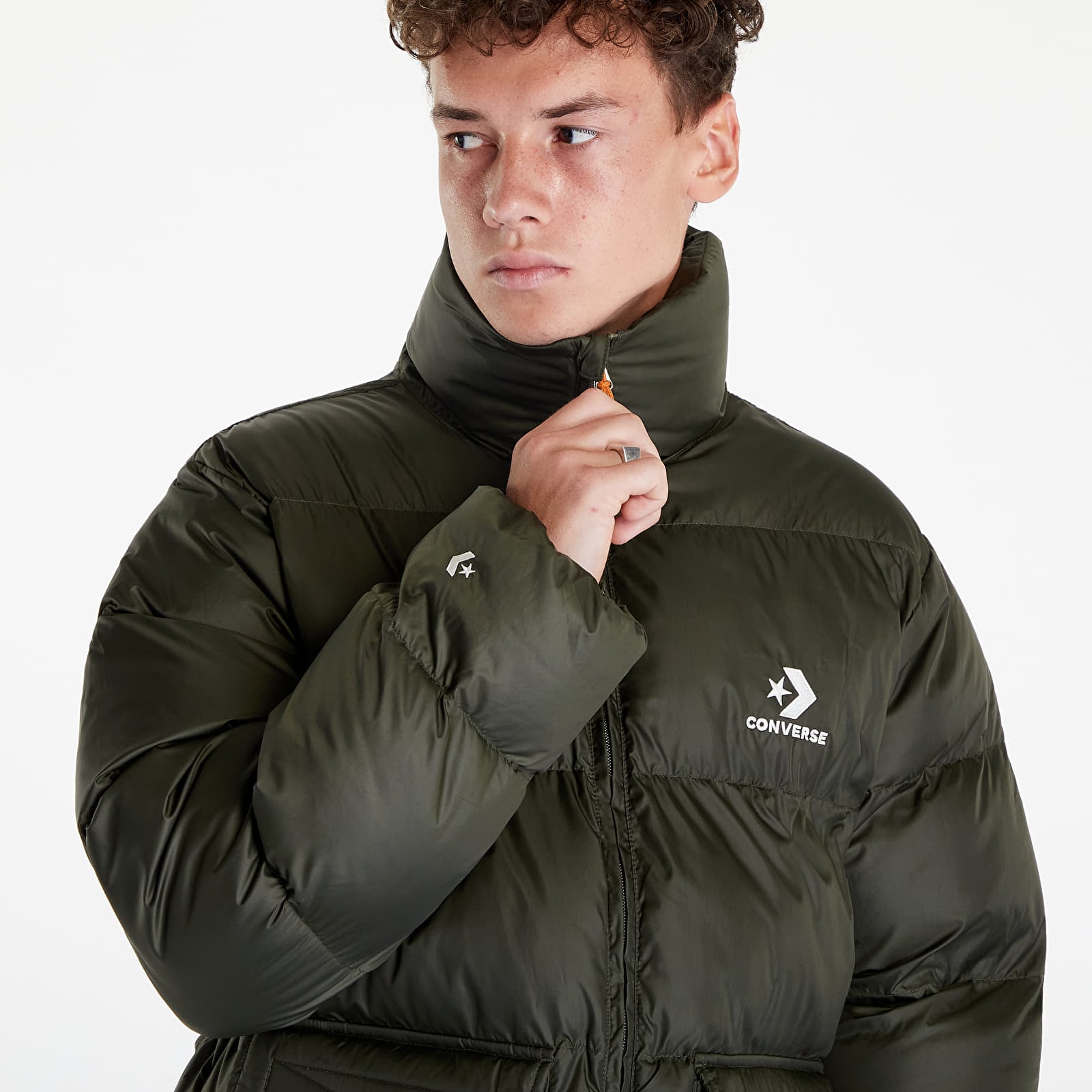 Jackets Converse Patch Pocket Core Puffer Green | Footshop